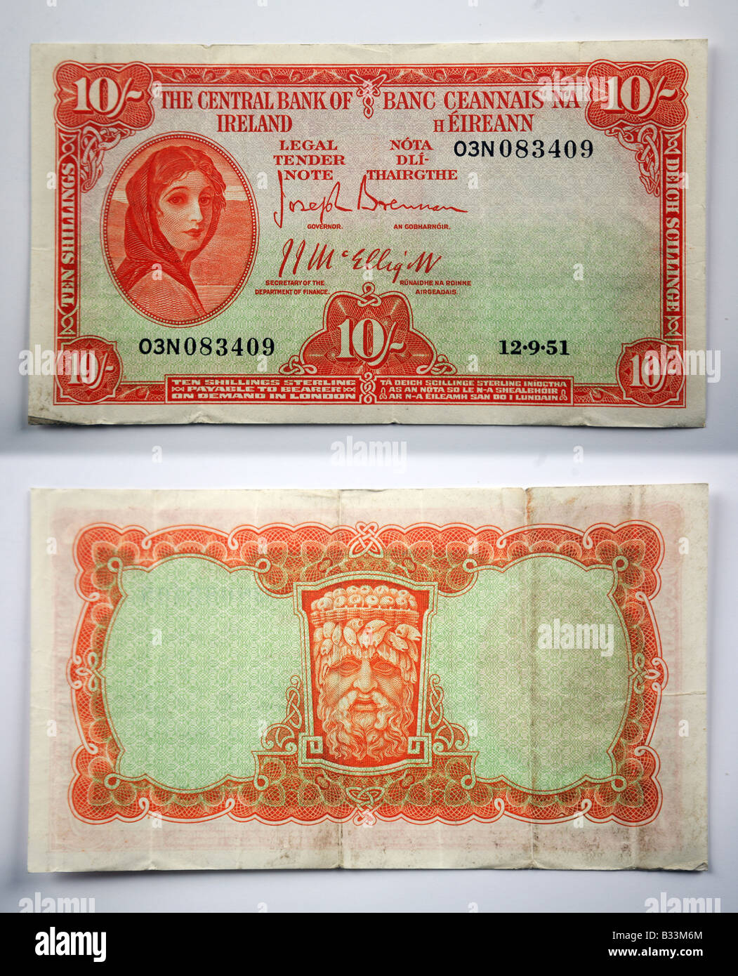 Note de dix shillings Banque de photographies et d’images à haute ...