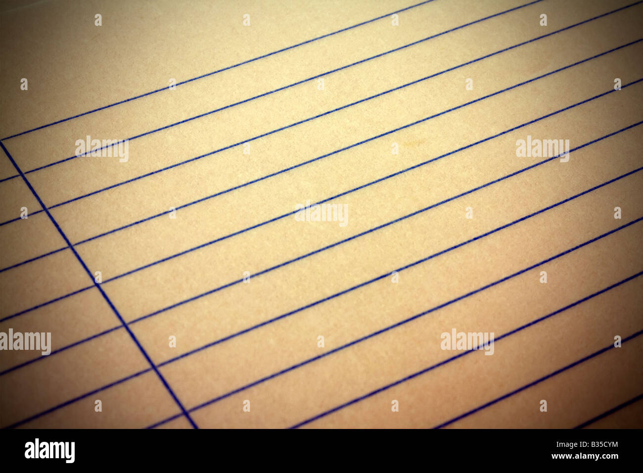 Feuille de papier vierge Banque de photographies et d’images à haute ...