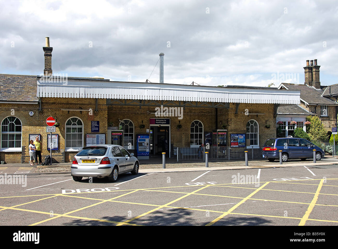 La gare de Huntingdon. .Huntingdon Cambridgeshire East Anglia. UK ...