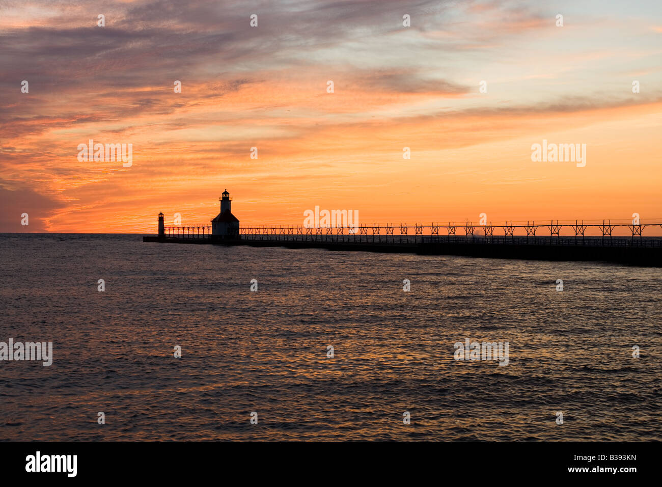 Phare de st joseph michigan Banque de photographies et d’images à haute ...