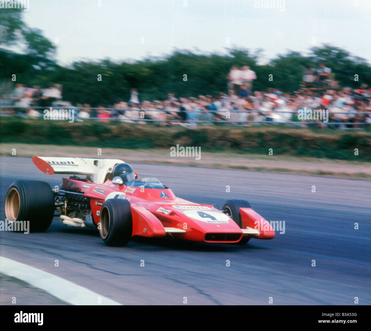 Ferrari 312 B2, Jackie Ickx, 1971 Grand Prix de Grande-Bretagne Photo ...