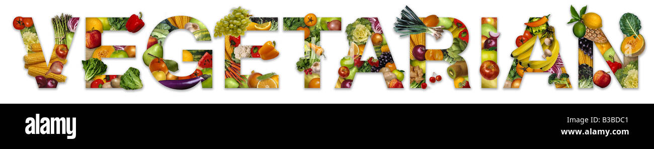 Veg word set fruit vegetables Banque de photographies et d’images à ...