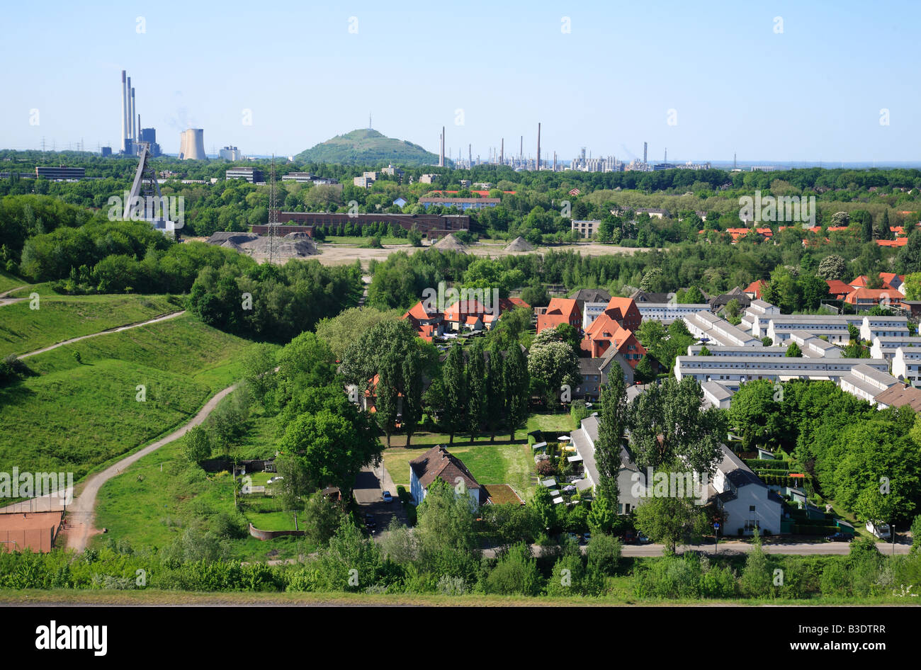 Route der Industriekultur, IBA Emscherpark, Panoramablick von der Halde ...