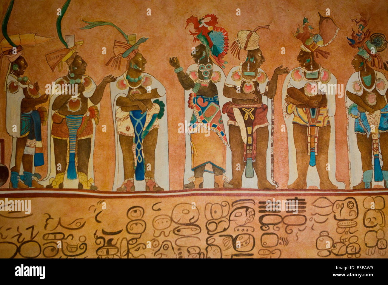 Maya Maya Dieu Sculpture Mexique Banque d'image et photos - Alamy