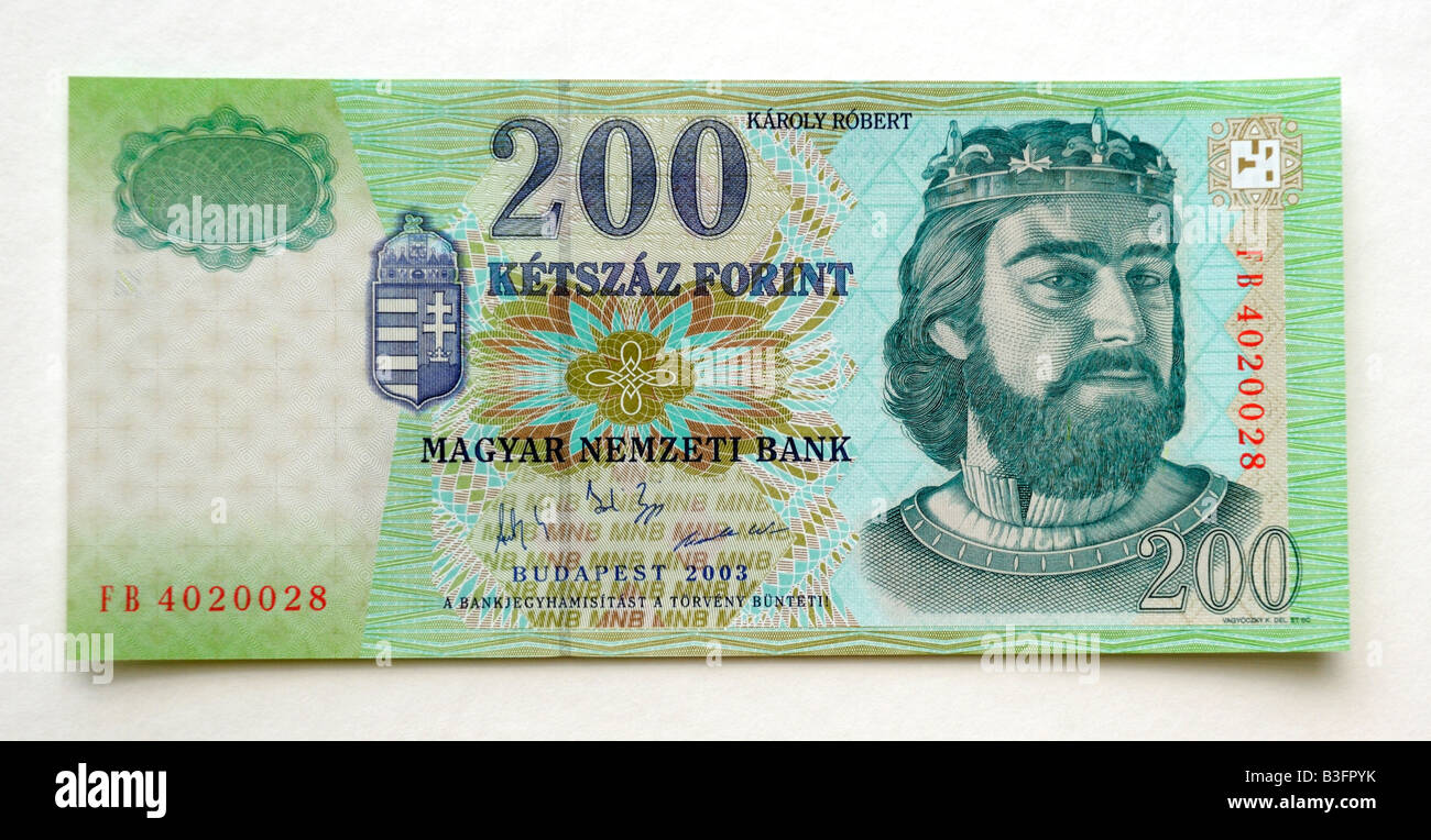 Forint note currency hungary forint Banque de photographies et d’images ...