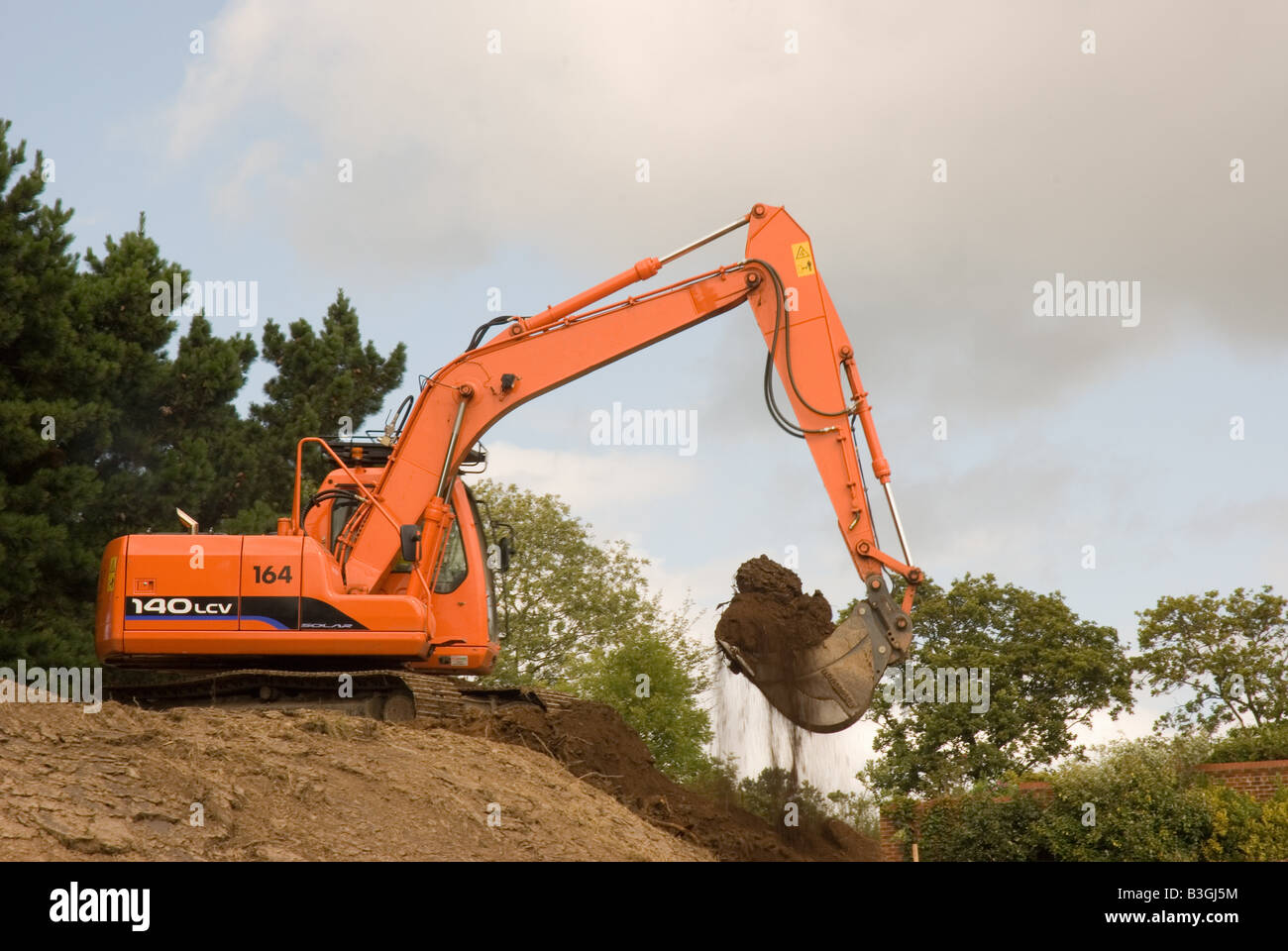 Mechanical digger bucket Banque de photographies et d’images à haute ...