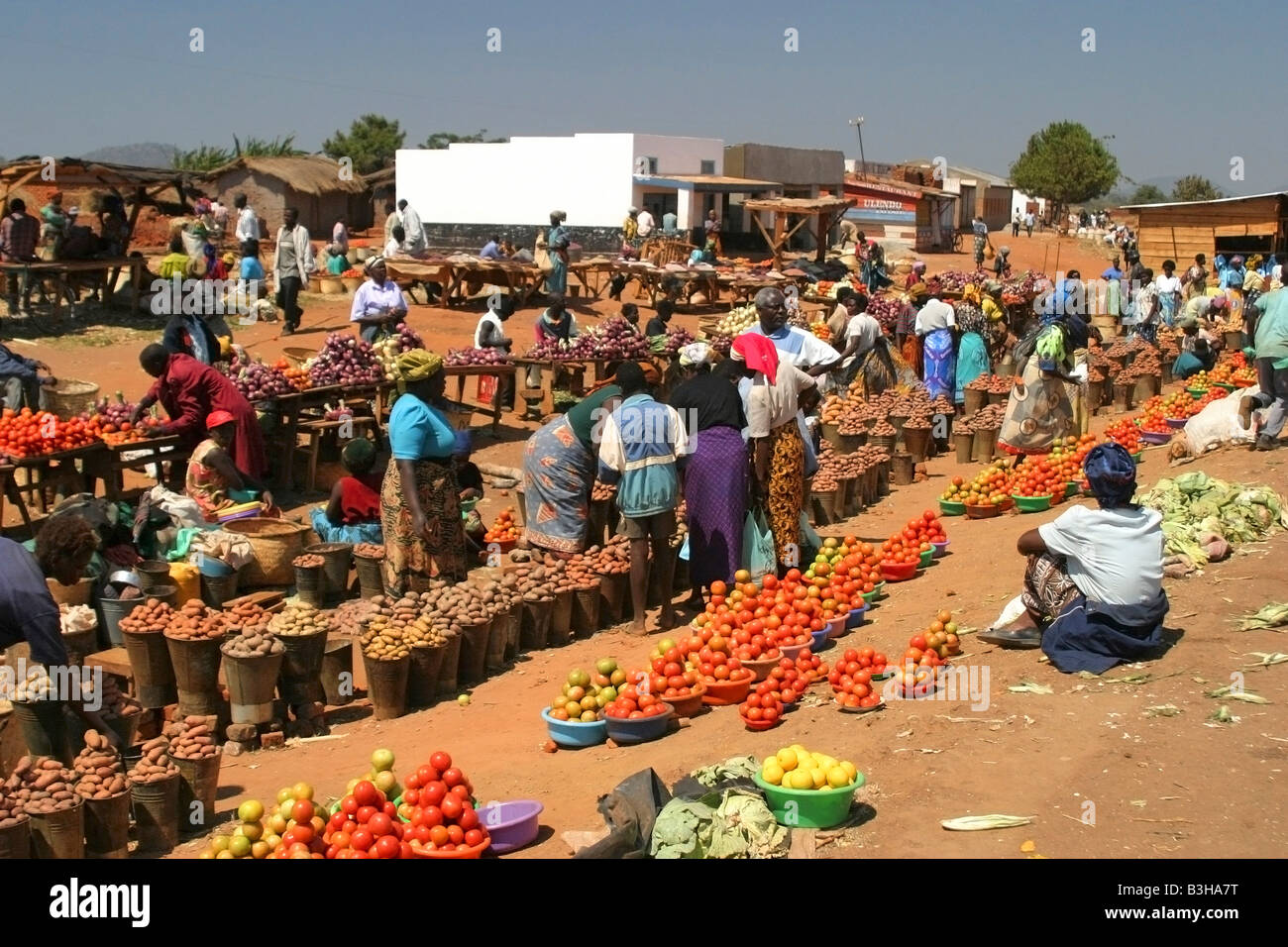 Le marché africain Banque de photographies et d’images à haute ...