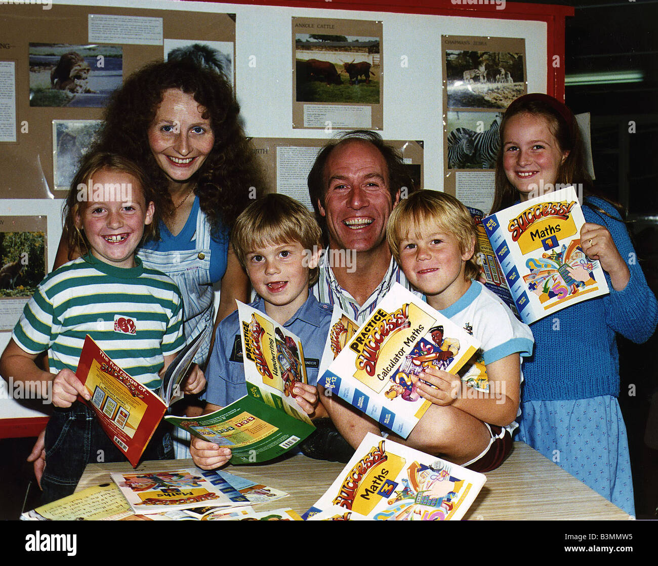 Terry Nutkins présentatrice TV et directeur de Windsdor Safari Park ...