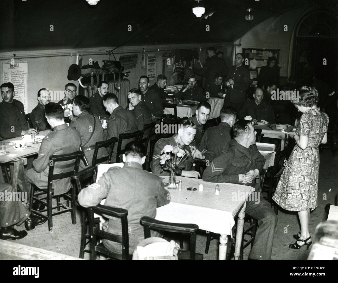 Le restaurant de militaires à Londres PENDANT LA SECONDE GUERRE ...
