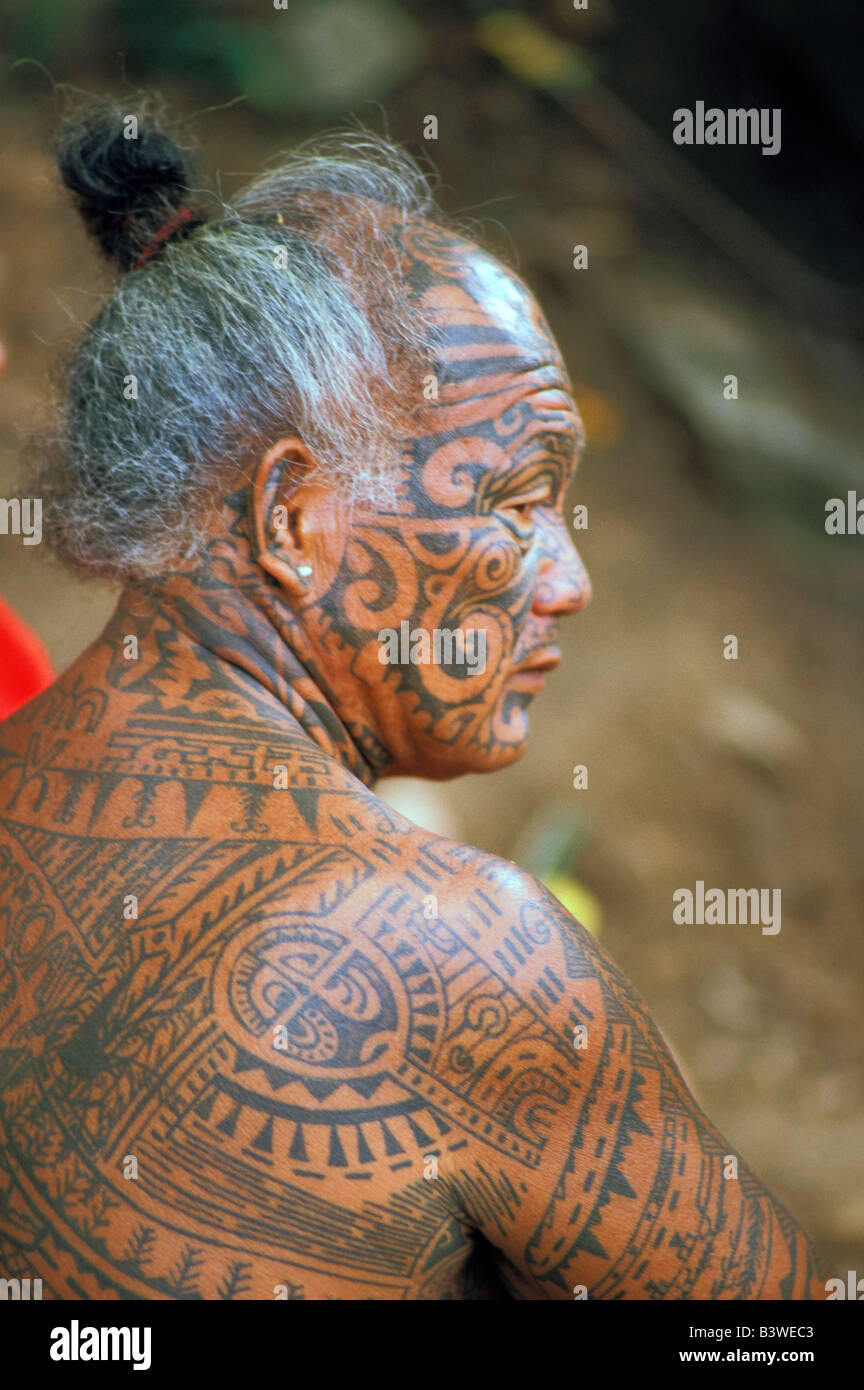 Marquesas tattoo Banque de photographies et d’images à haute résolution ...