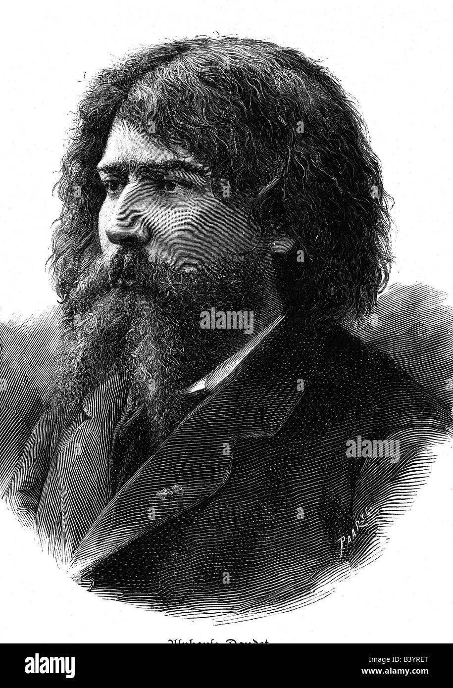 Alphonse Daudet 1840 1897 Banque d'image et photos - Alamy