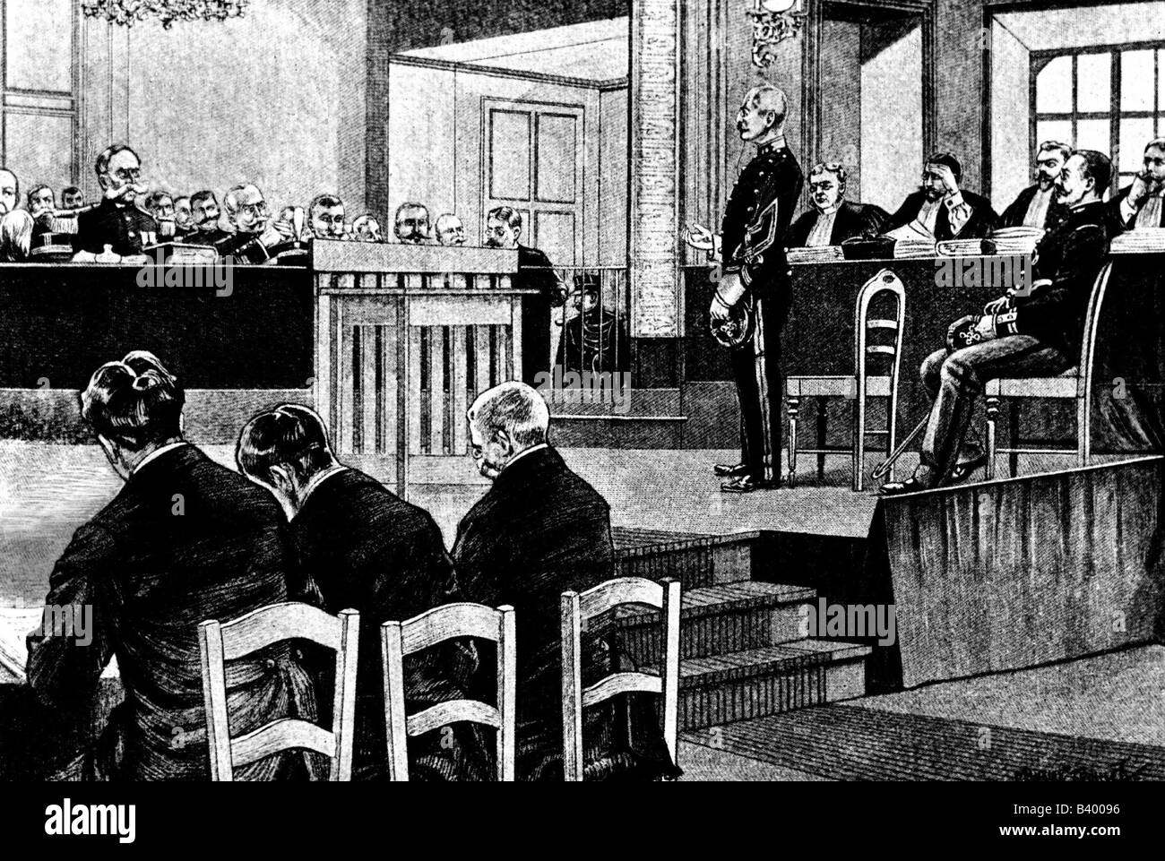 Affaire dreyfus tribunal Banque de photographies et d’images à haute ...