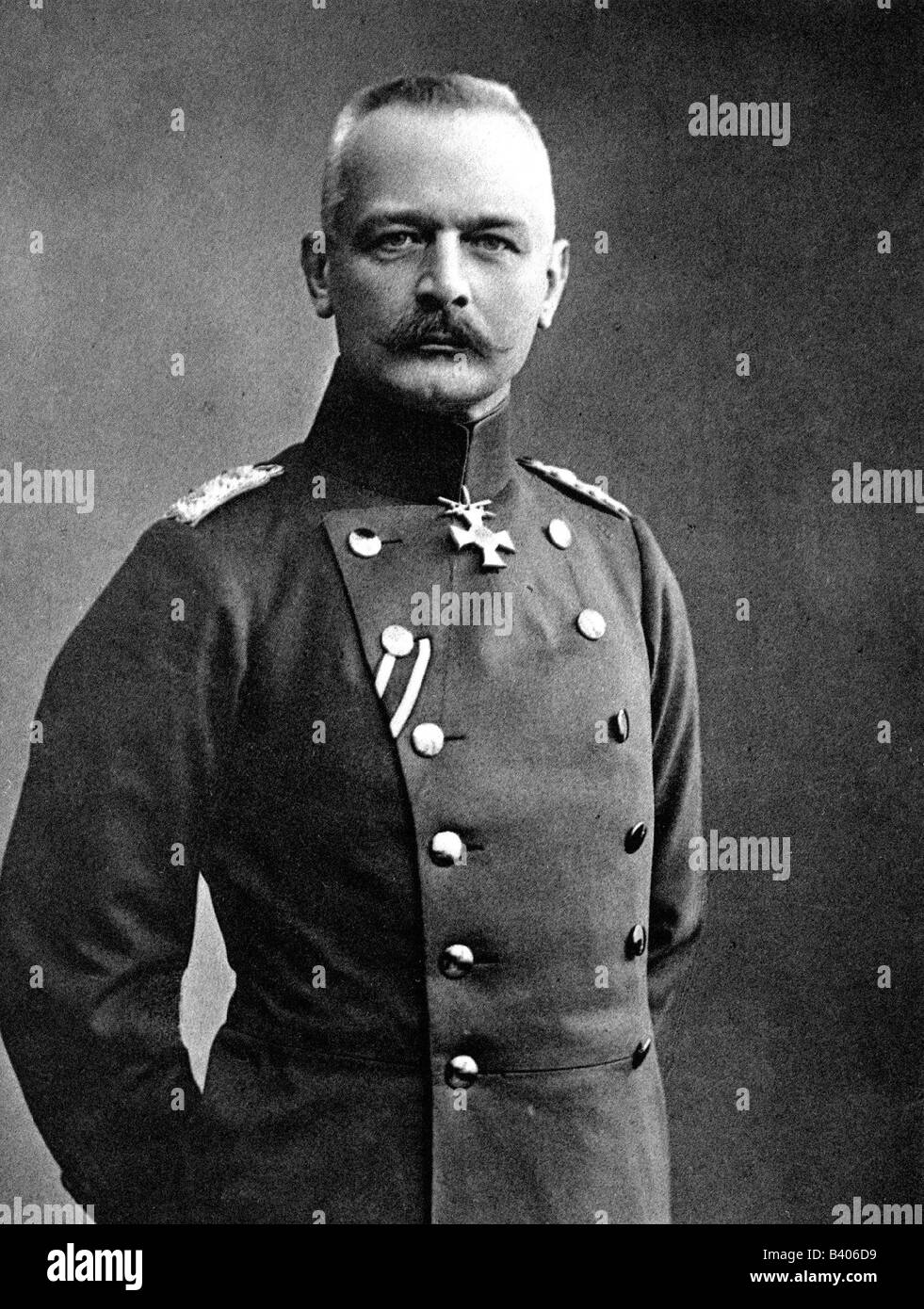Falkenhayn, Erich, 11.9.1861 - 8.4.1922, général allemand, longueur de ...