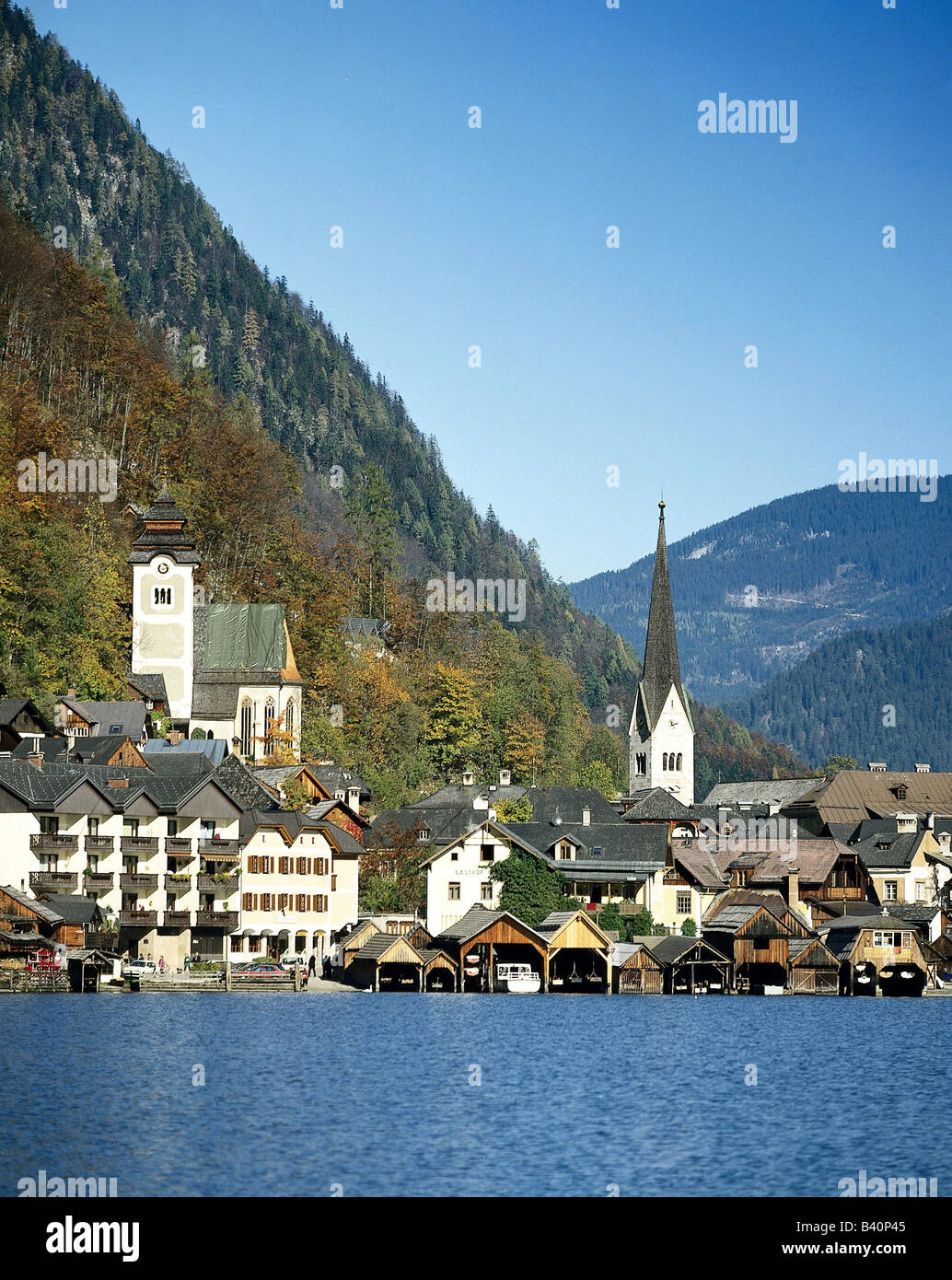 Géographie / voyage, Autriche, Haute Autriche, Hallstatt au lac de ...