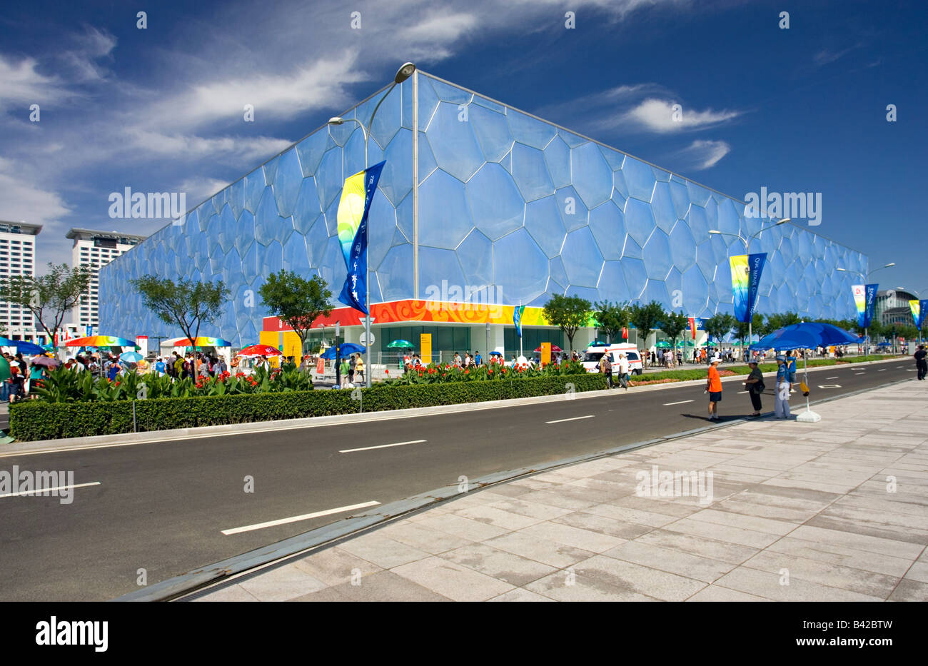 Centre National De Natation De Pékin Banque d'image et photos - Alamy