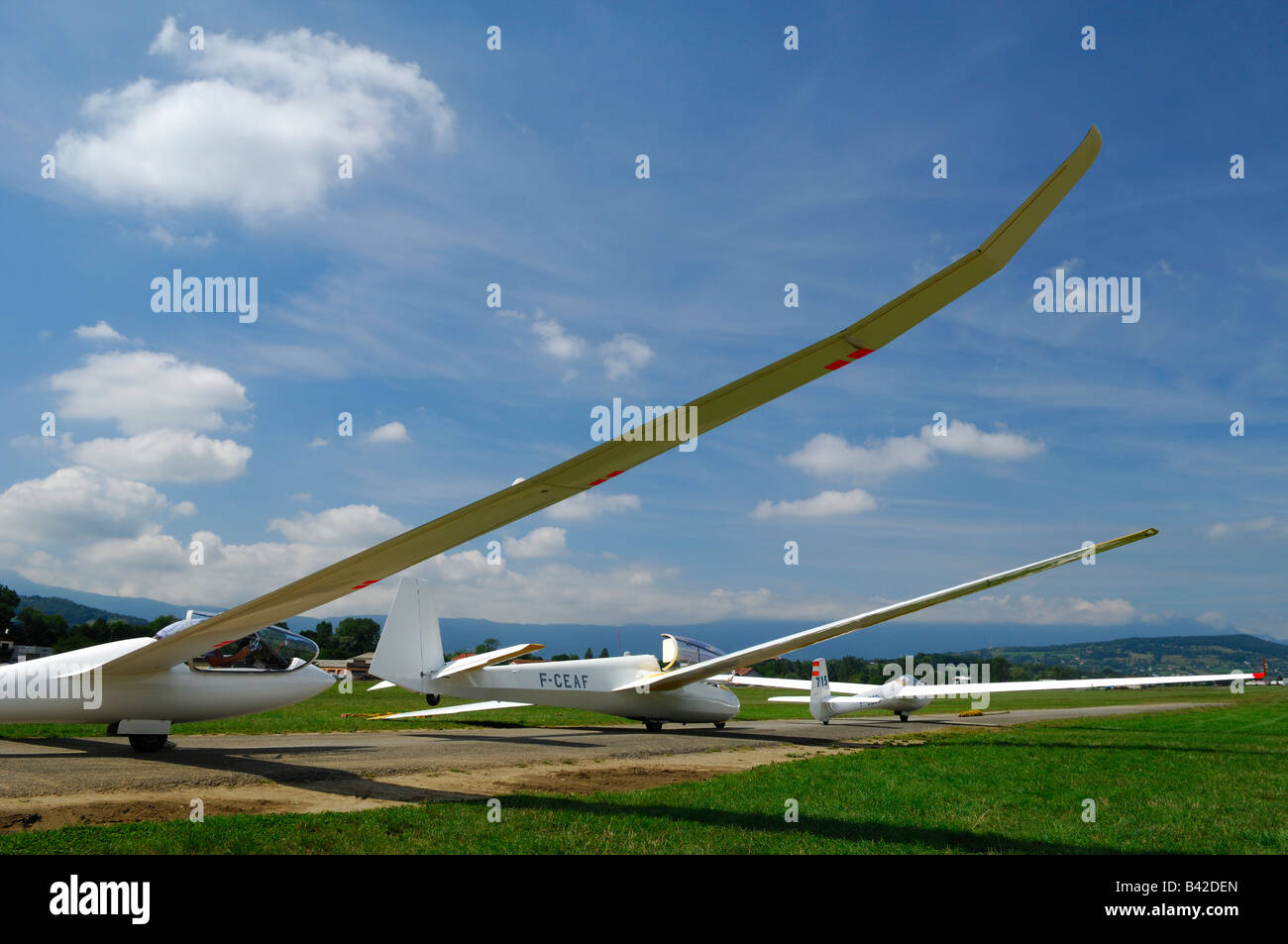 Planeurs et avion Banque de photographies et d’images à haute ...