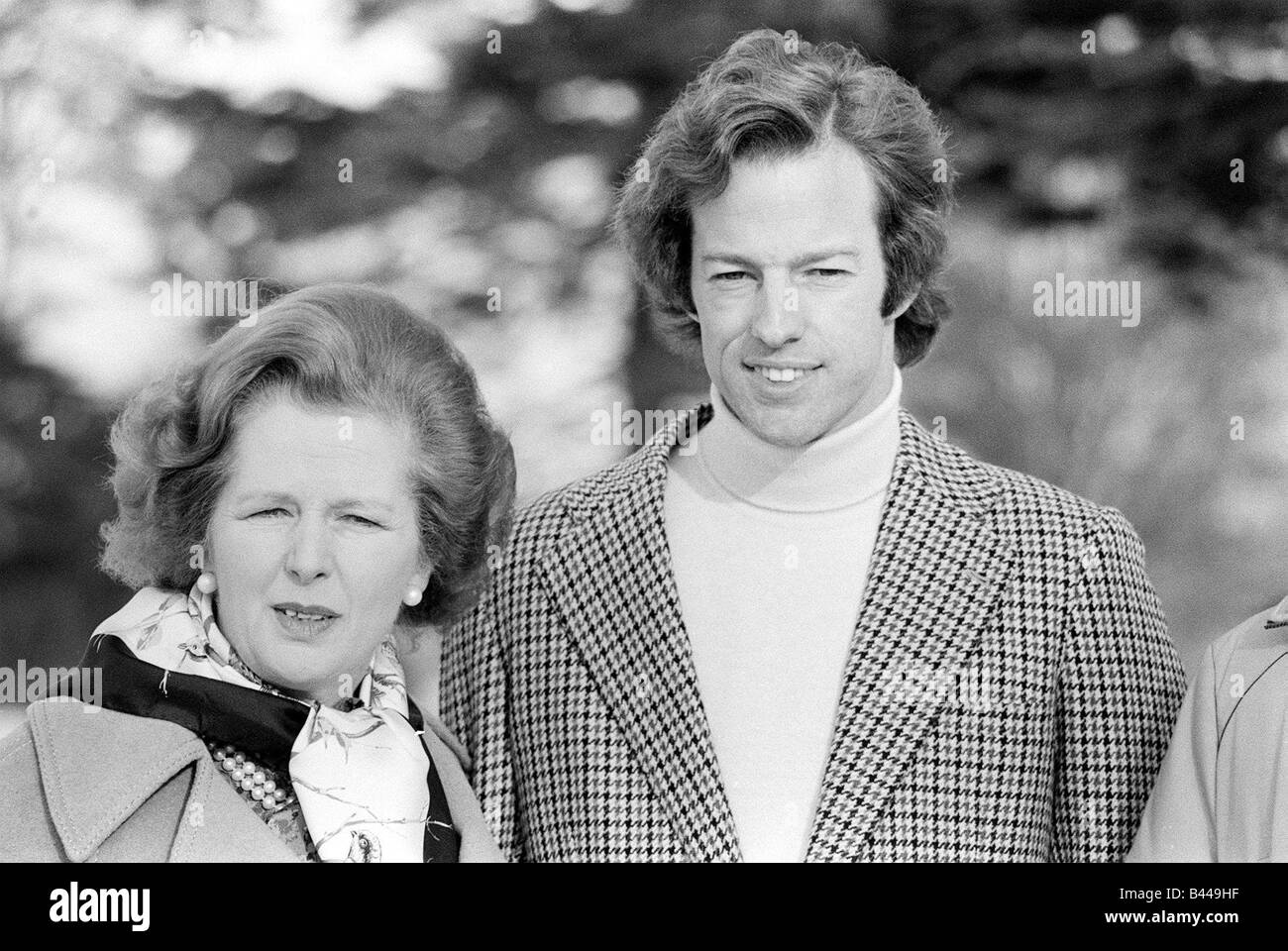 Mark Thatcher avec sa mère Margare t Thatcher Jan 1982, il avait été ...