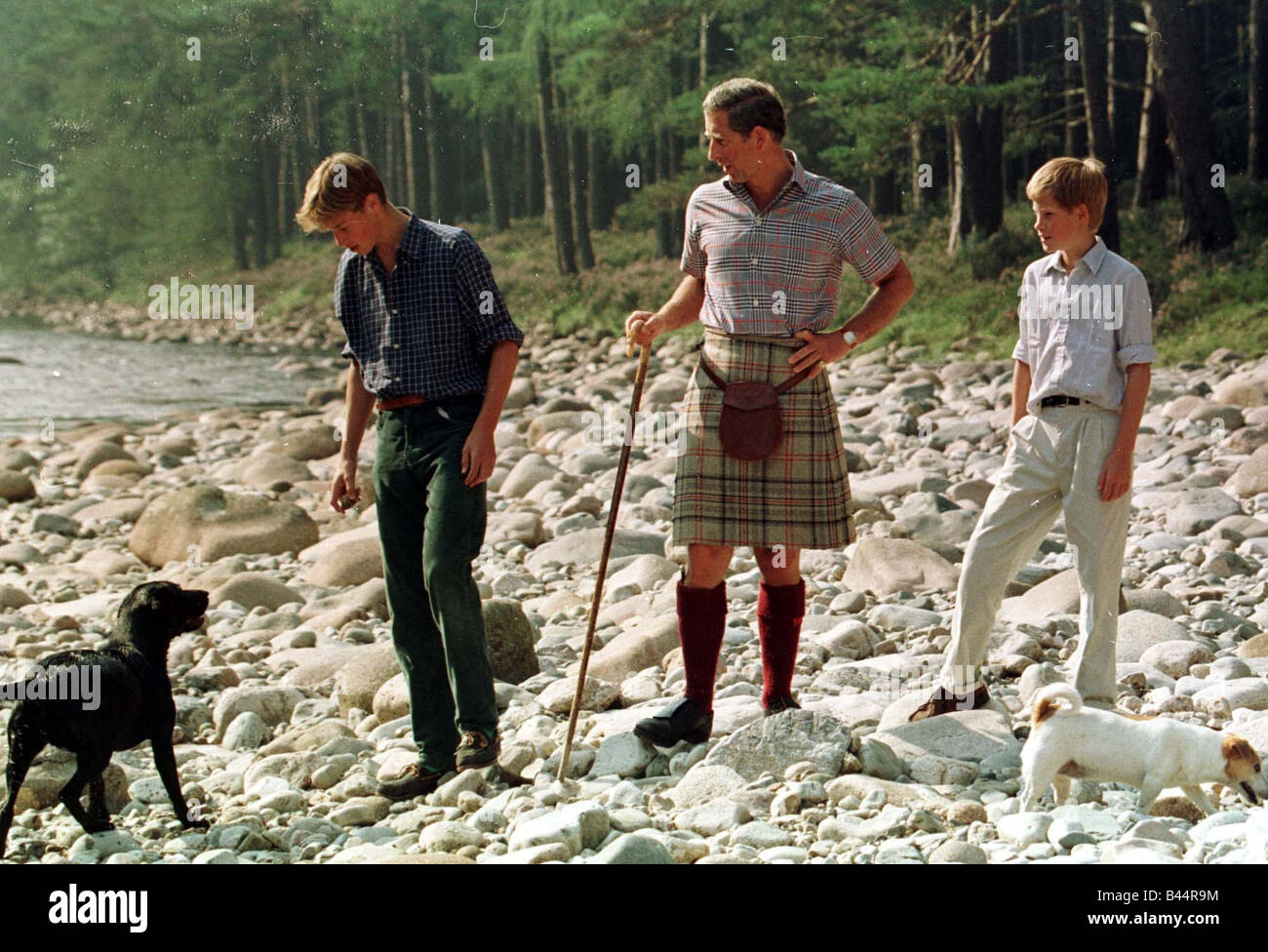 Collection 1997 Prince William le Prince Charles avec fils à Balmoral ...