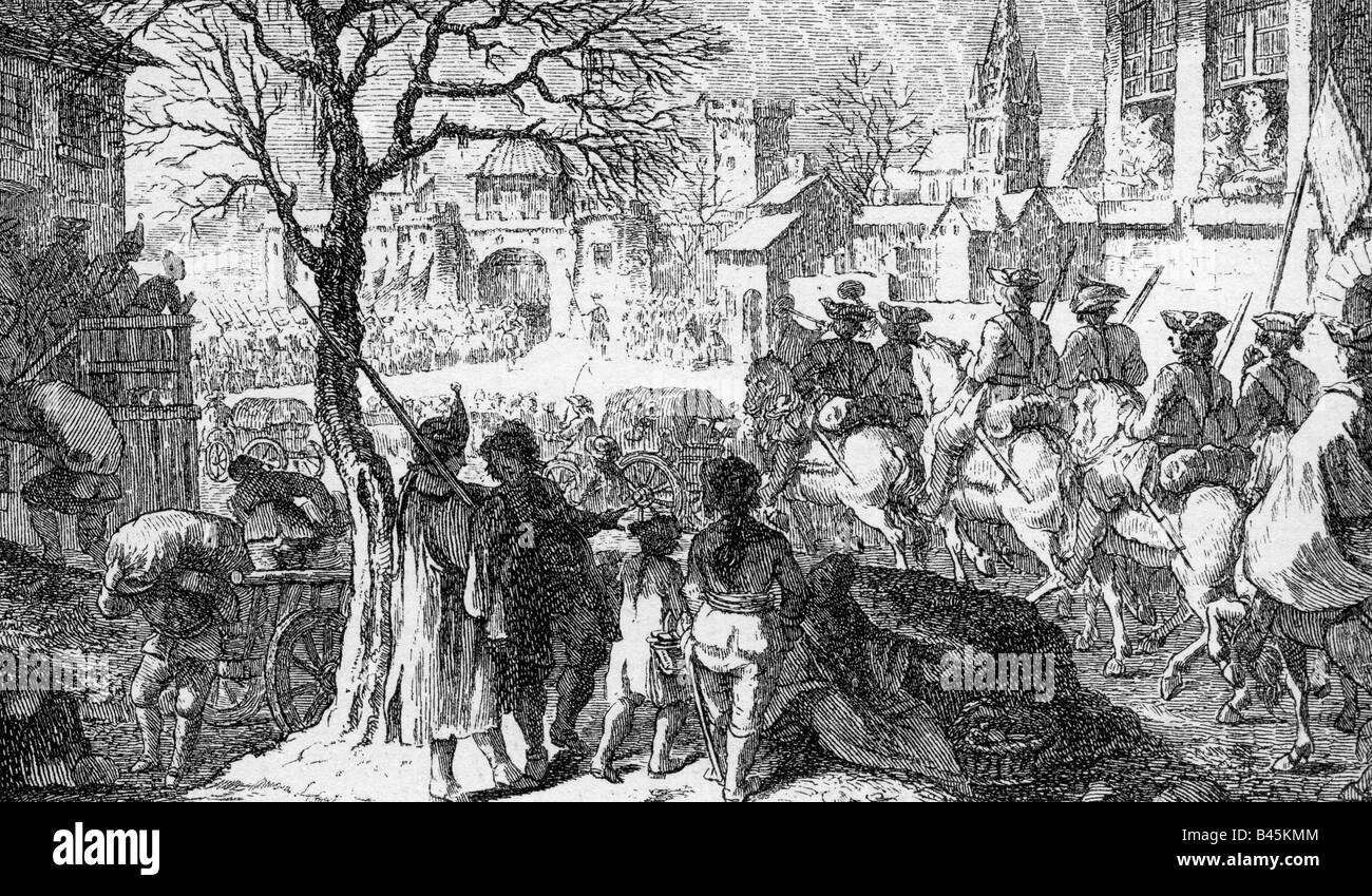 Guerre de sept ans 1756 1763 Banque de photographies et d’images à ...