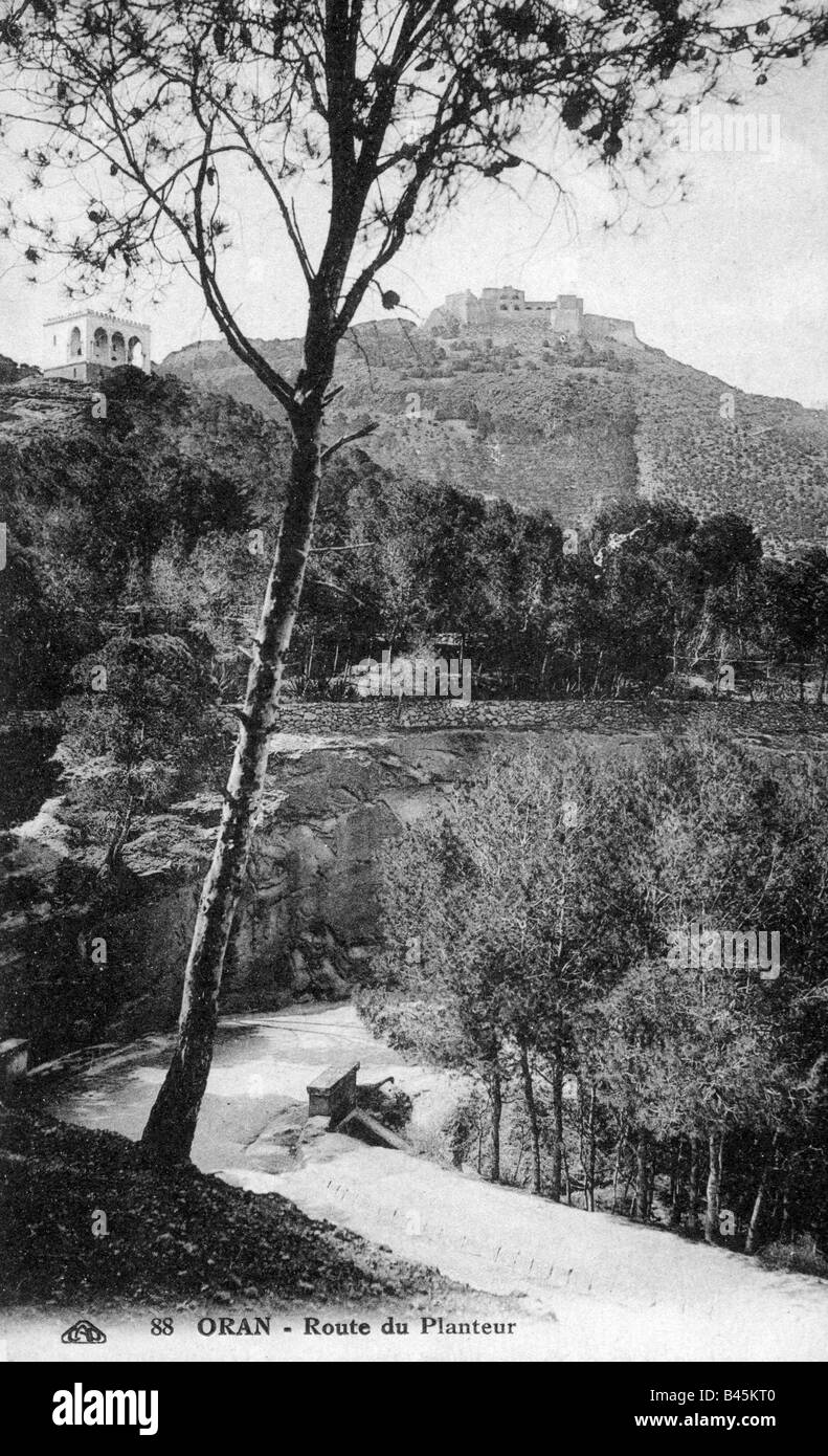 Algerie 1900 Banque d'images noir et blanc - Alamy