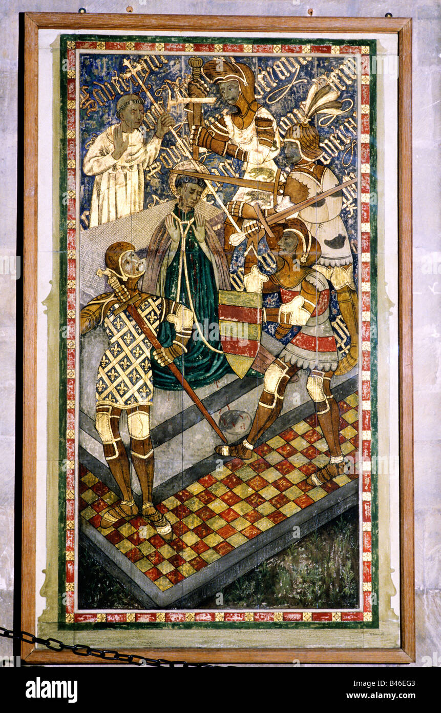 Murder of thomas becket Banque de photographies et d’images à haute ...