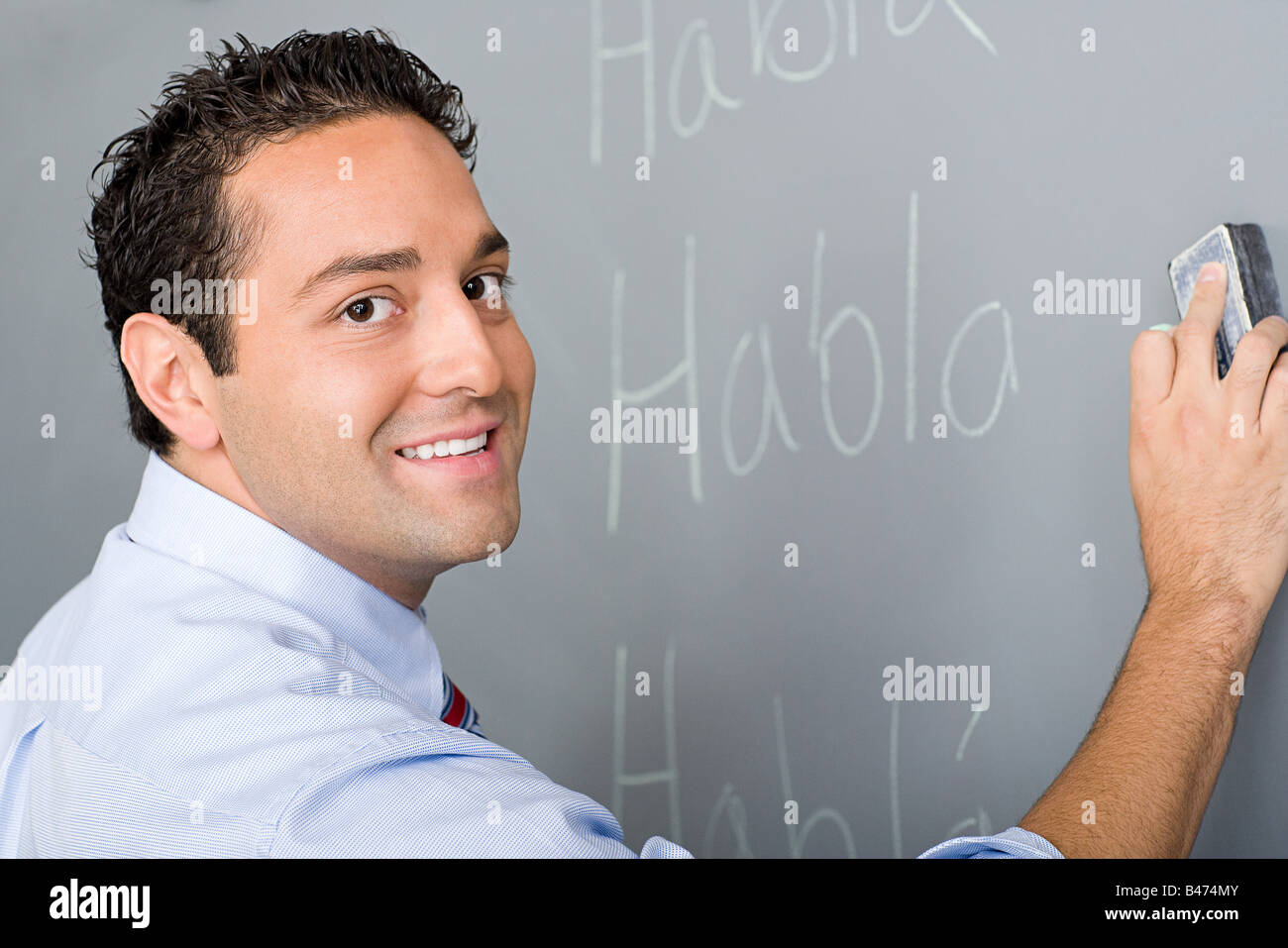 Un Jeune Enseignant Banque d'image et photos - Alamy