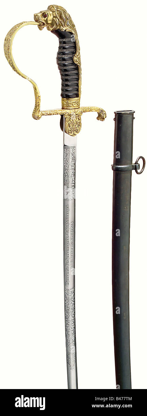 A german sabre blade Banque de photographies et d’images à haute ...