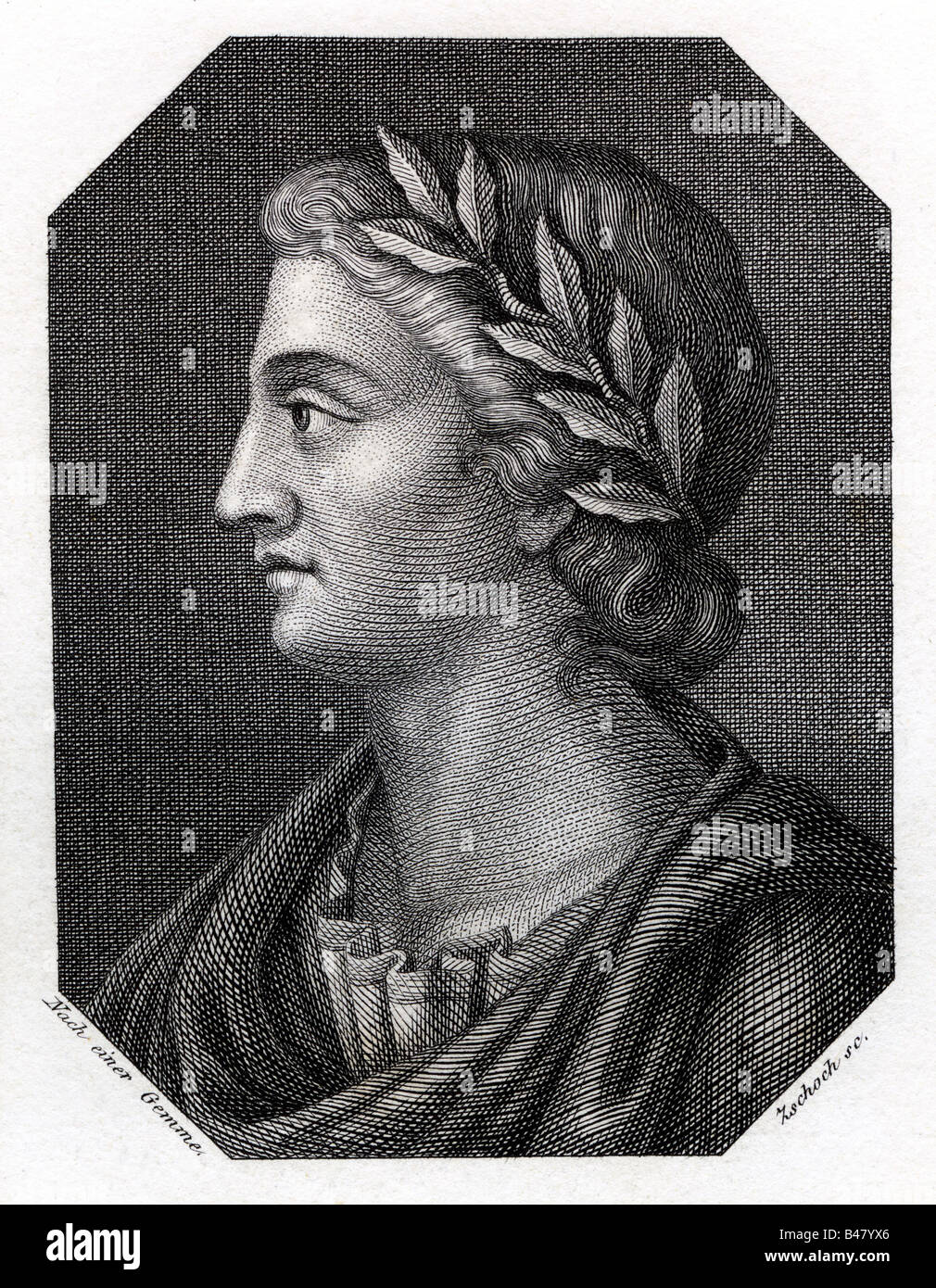 Portrait de virgile, poète romain Banque de photographies et d’images à ...