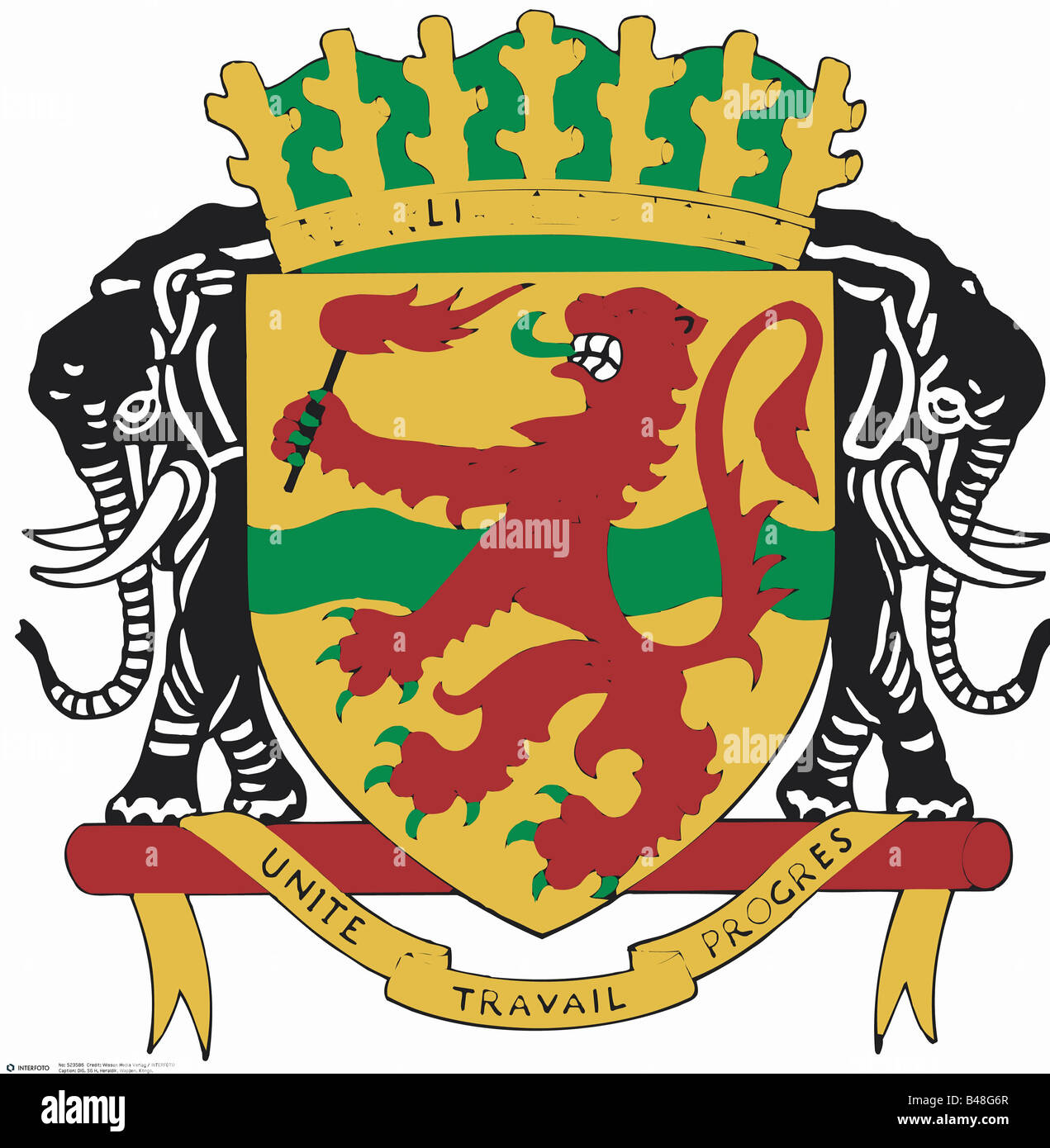 Héraldique, blason, Congo, , Additional-Rights Clearance-Info-Not ...
