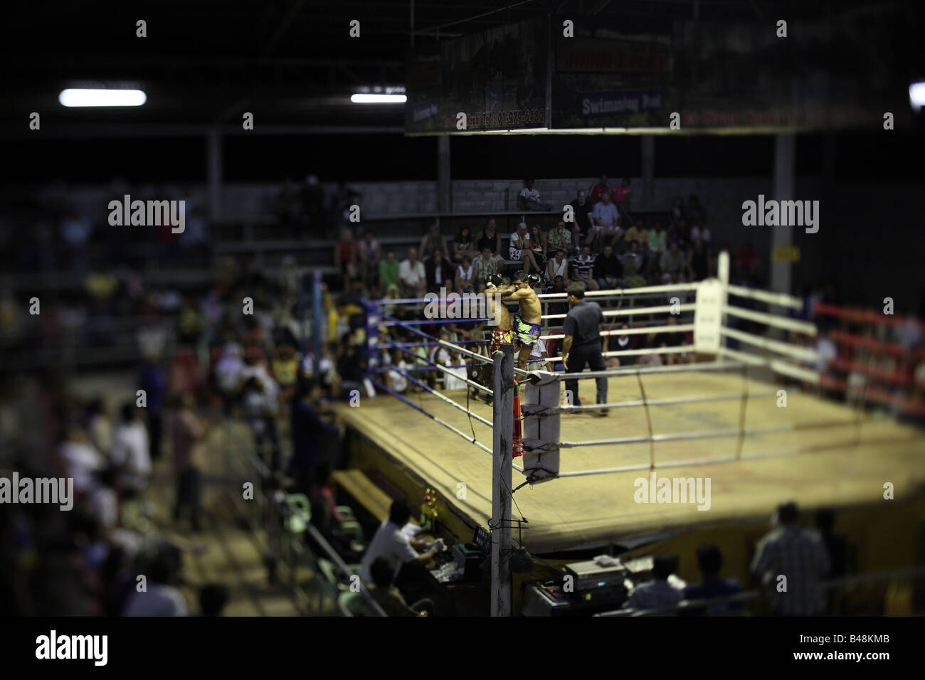 Le match de boxe Banque de photographies et d’images à haute résolution ...