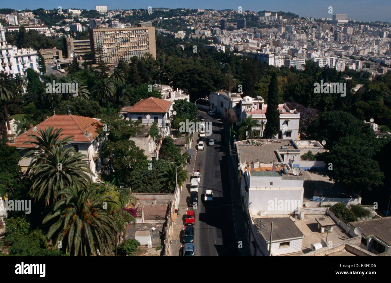 Aerial view algiers capital algeria Banque de photographies et d’images ...