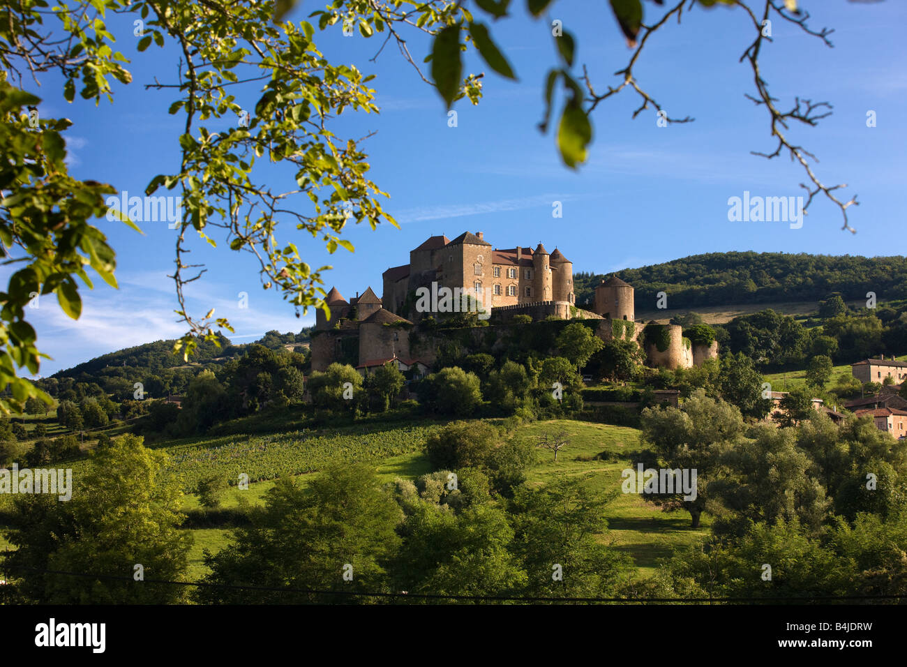 Castle berze le chatel burgundy france Banque de photographies et d ...