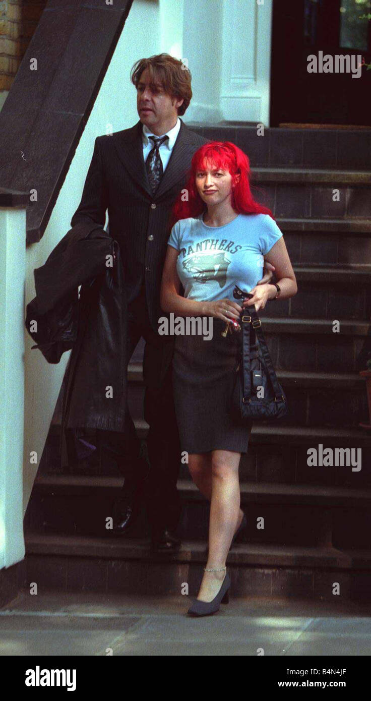 Jonathan Ross présentatrice TV Juin 1999 et épouse Jane Ross à l ...
