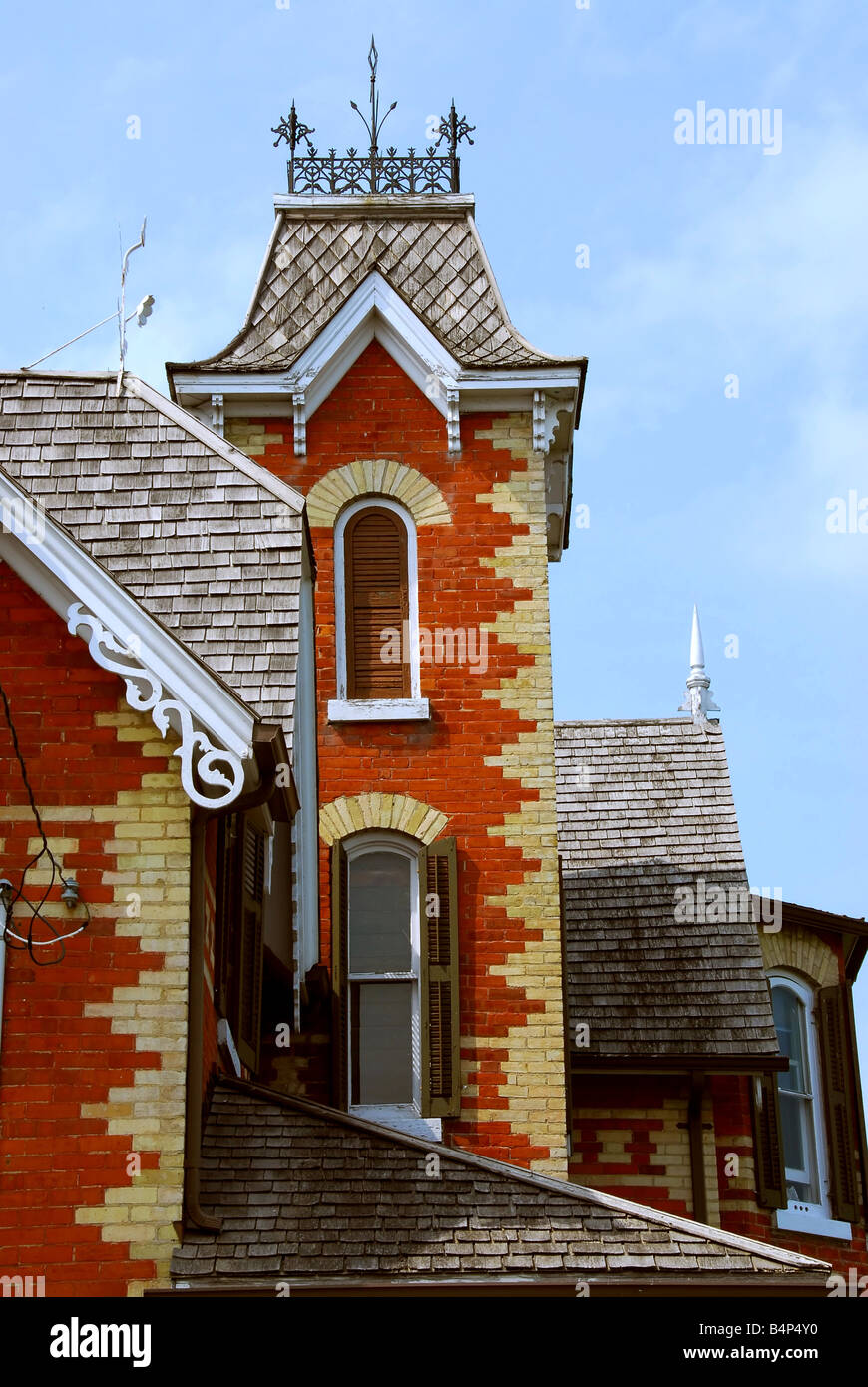 Manoir victorien en briques Banque de photographies et d’images à haute ...