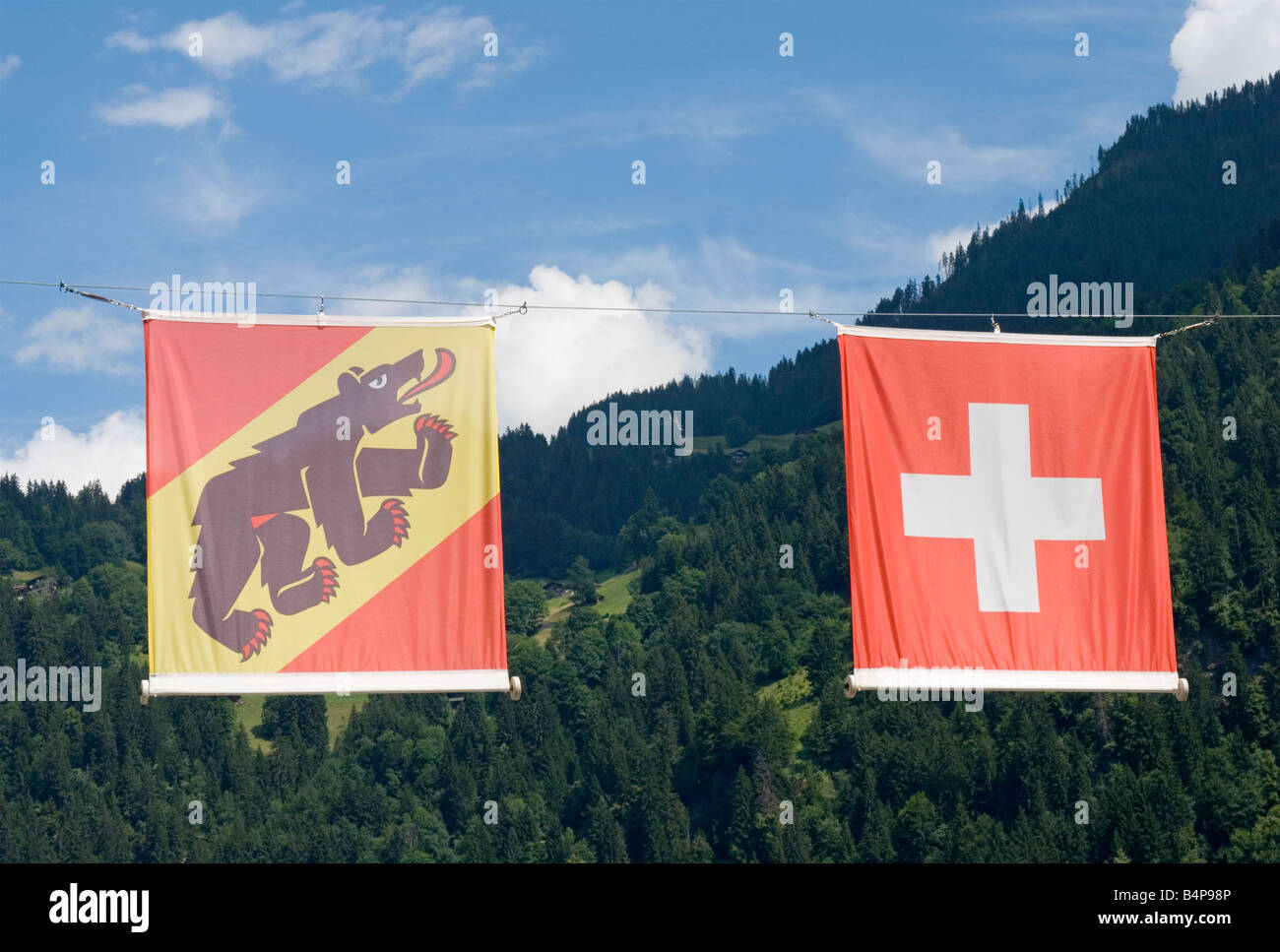 Drapeaux cantonaux suisse Banque de photographies et d’images à haute ...