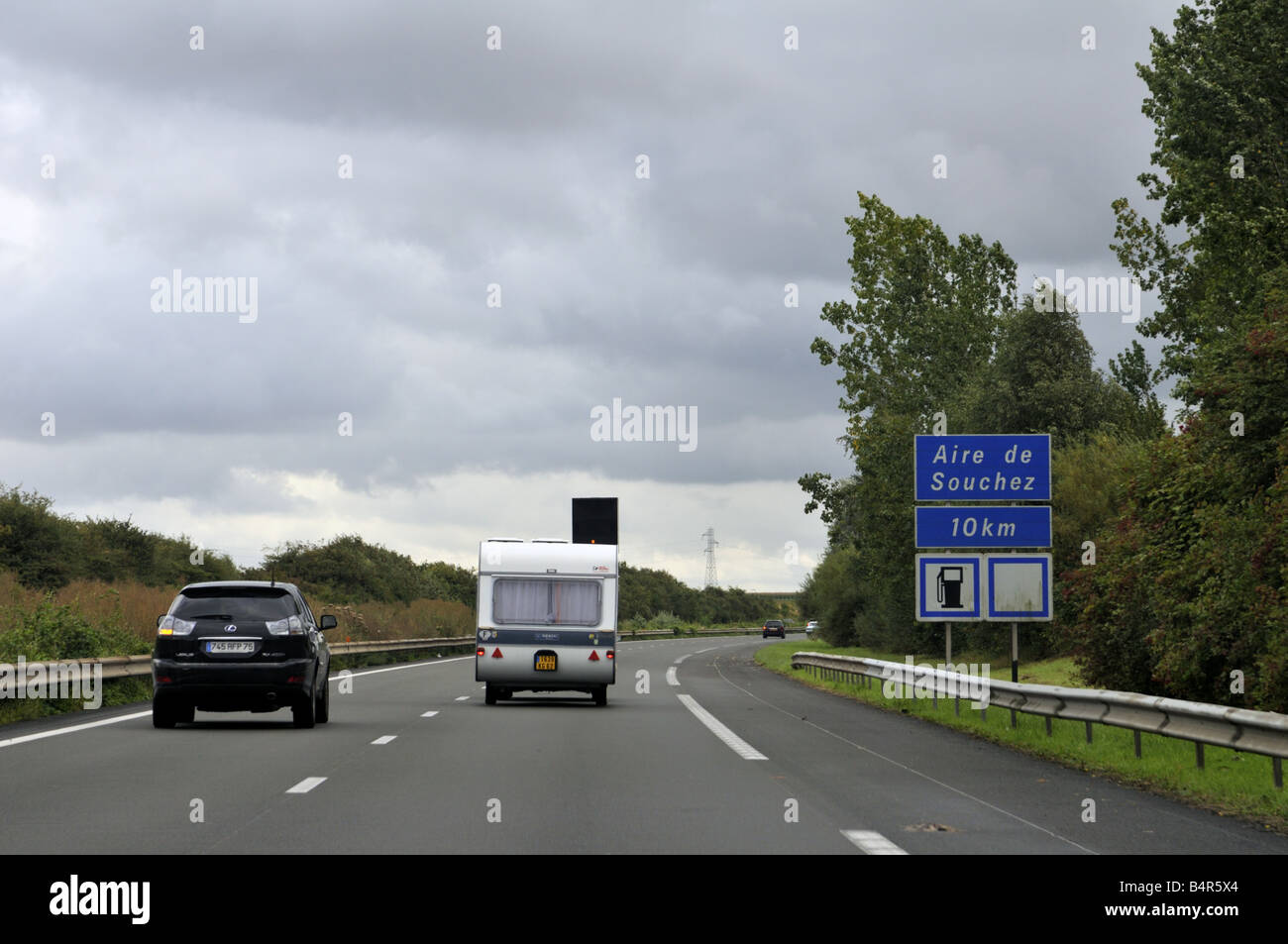 France motorway aire Banque de photographies et d’images à haute ...