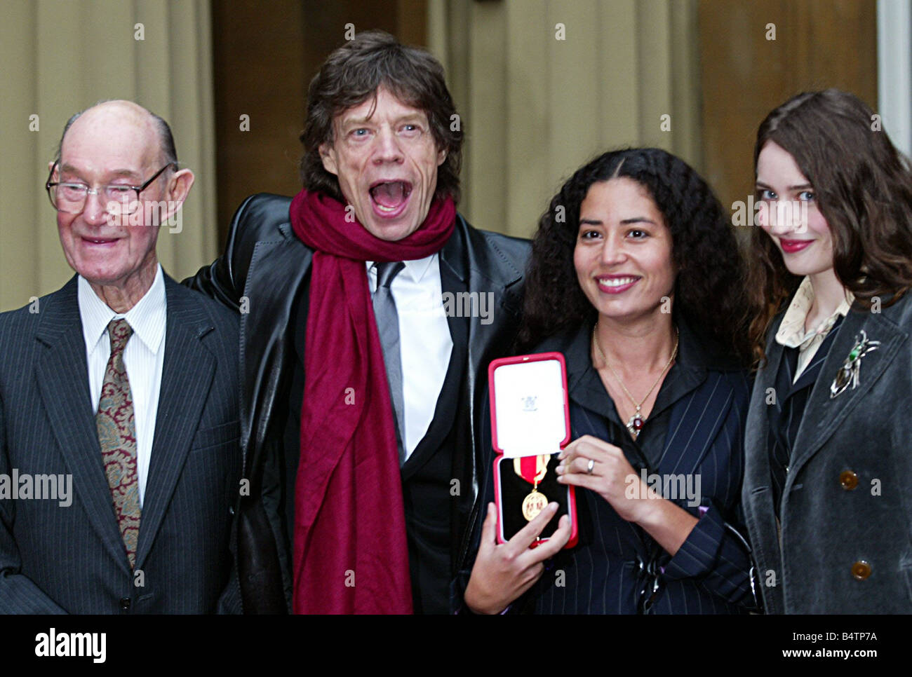 Mick Jagger Décembre 2003 Rollign membre recueille ses pierres être ...
