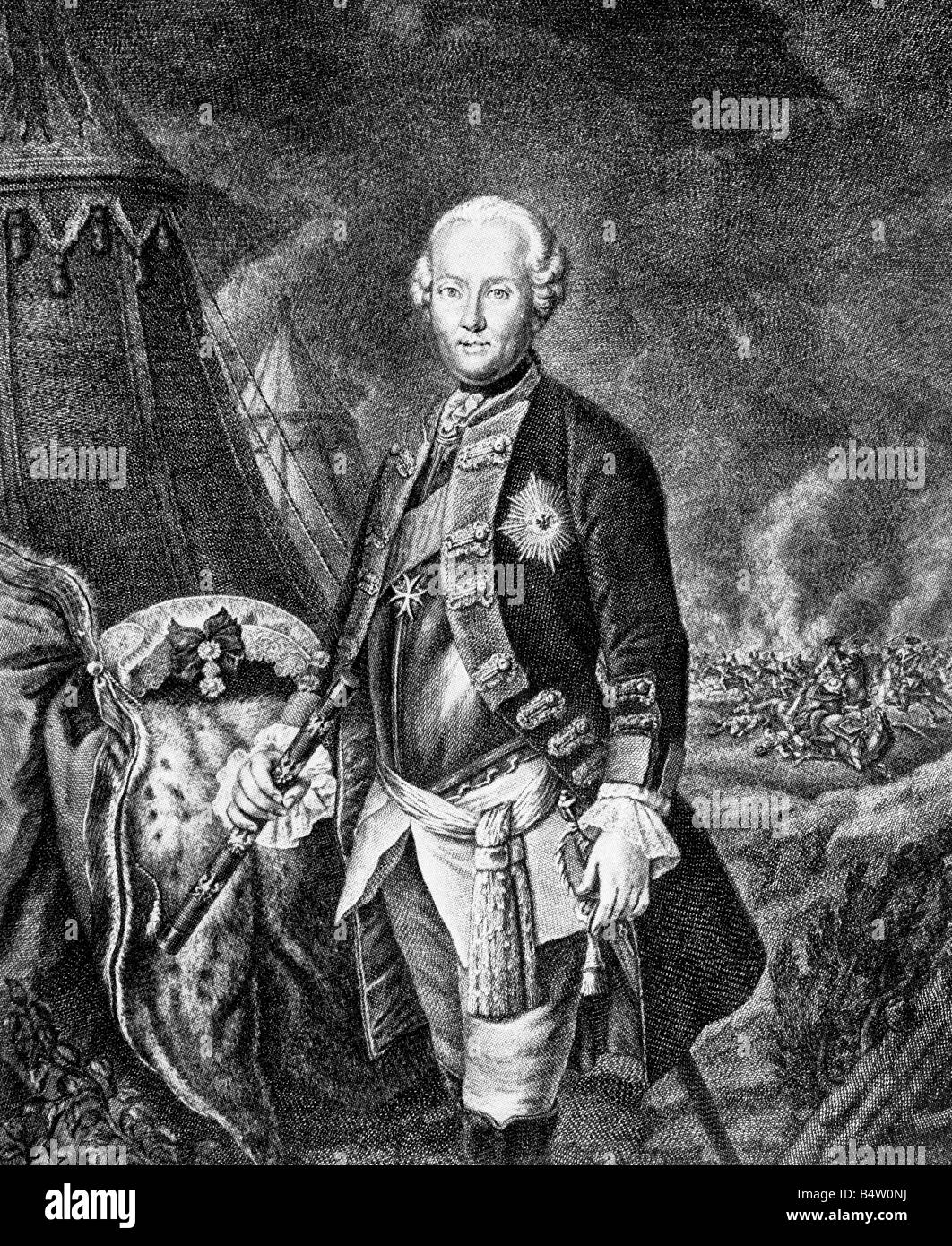 Ferdinand de brunswick Banque d'images noir et blanc - Alamy