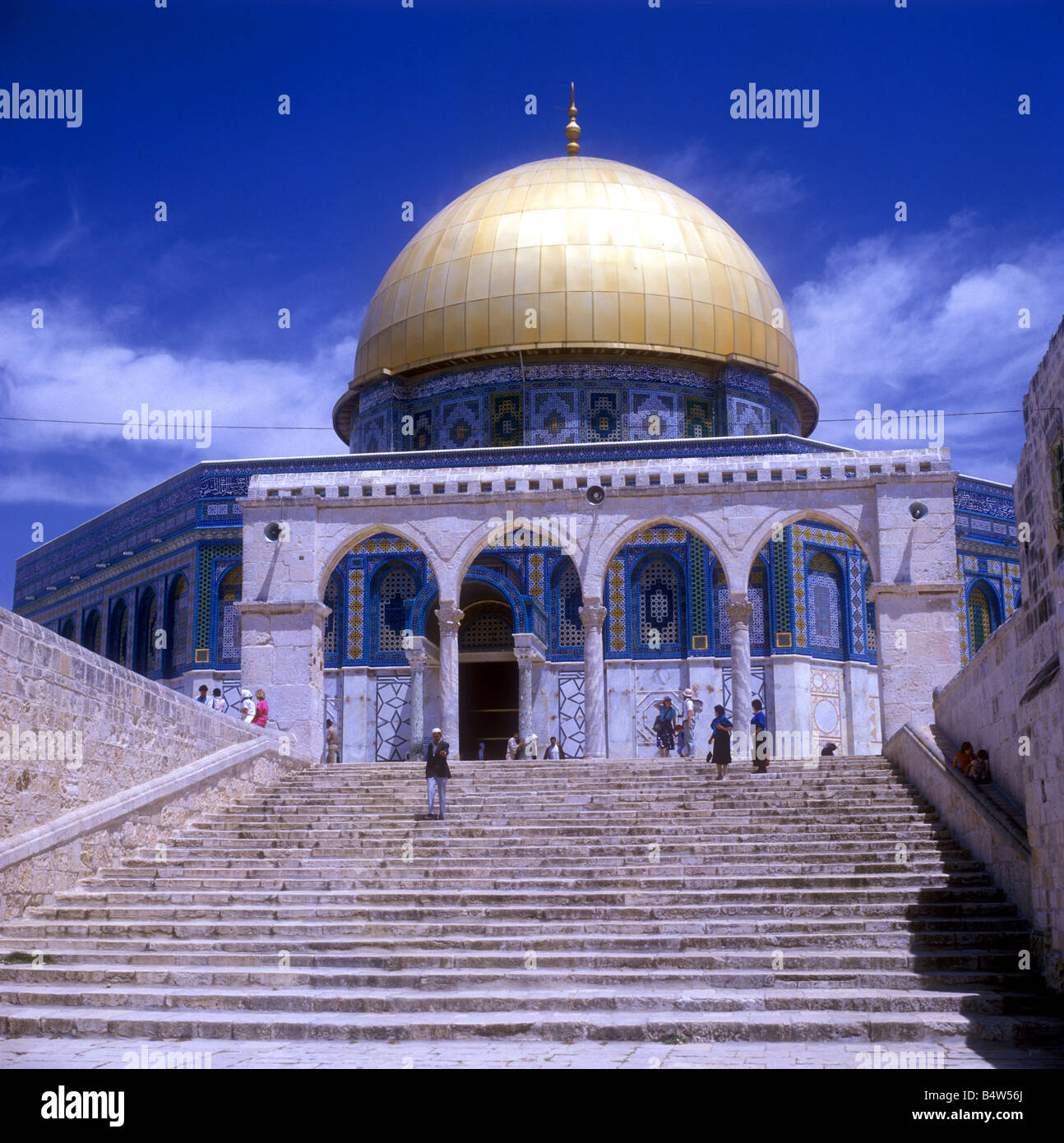 Dôme du Rocher, un important lieu de culte islamique sur le sommet du ...