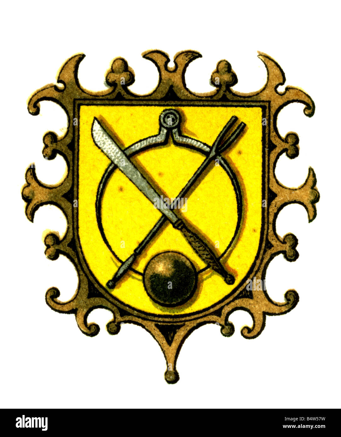 heraldry, emblèmes, guildes, emblèmes de guilde, guilde commerciale ...