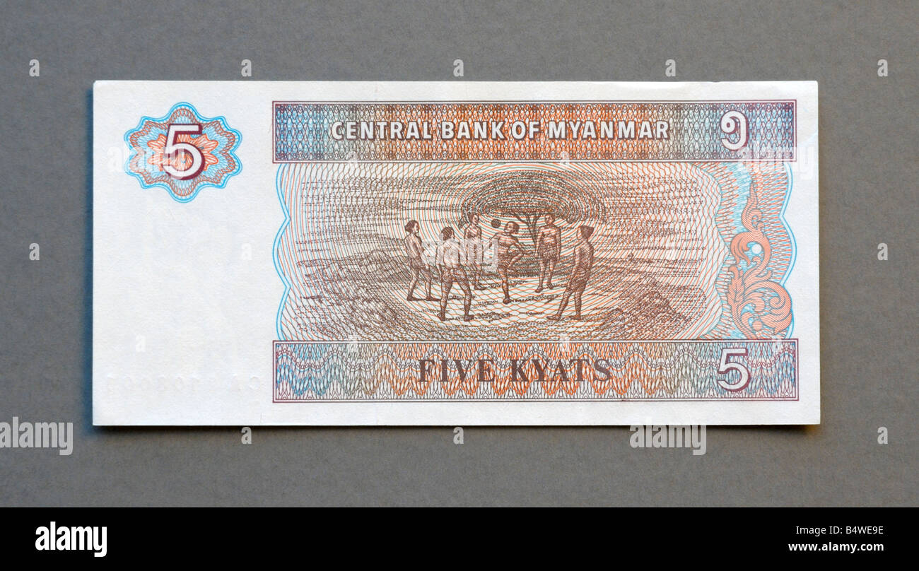 Myanmar banknote Banque de photographies et d’images à haute résolution ...