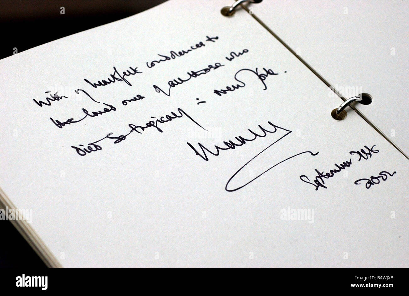 Prince charles signature Banque de photographies et d’images à haute ...