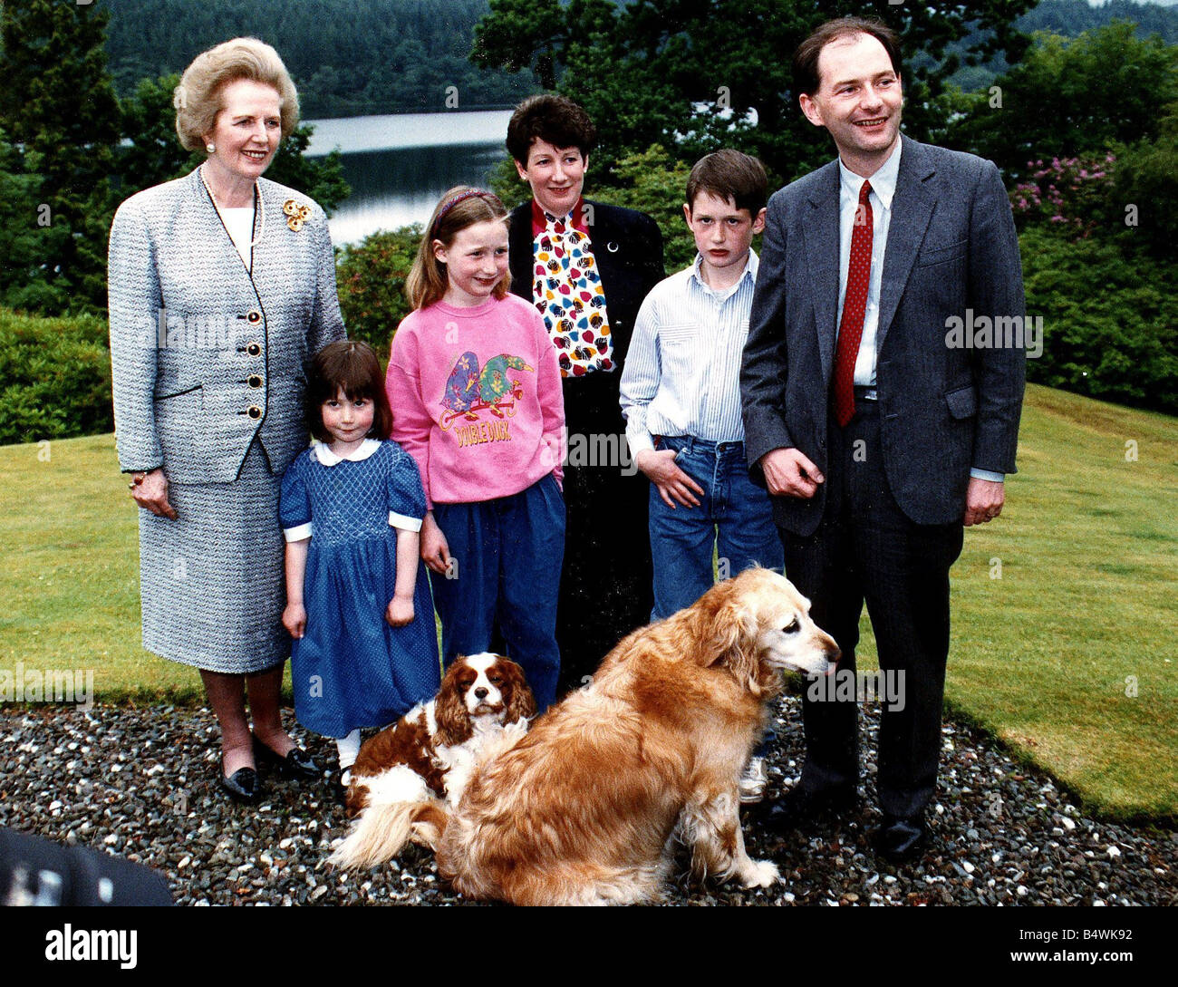 Margaret thatcher famille Banque de photographies et d’images à haute ...