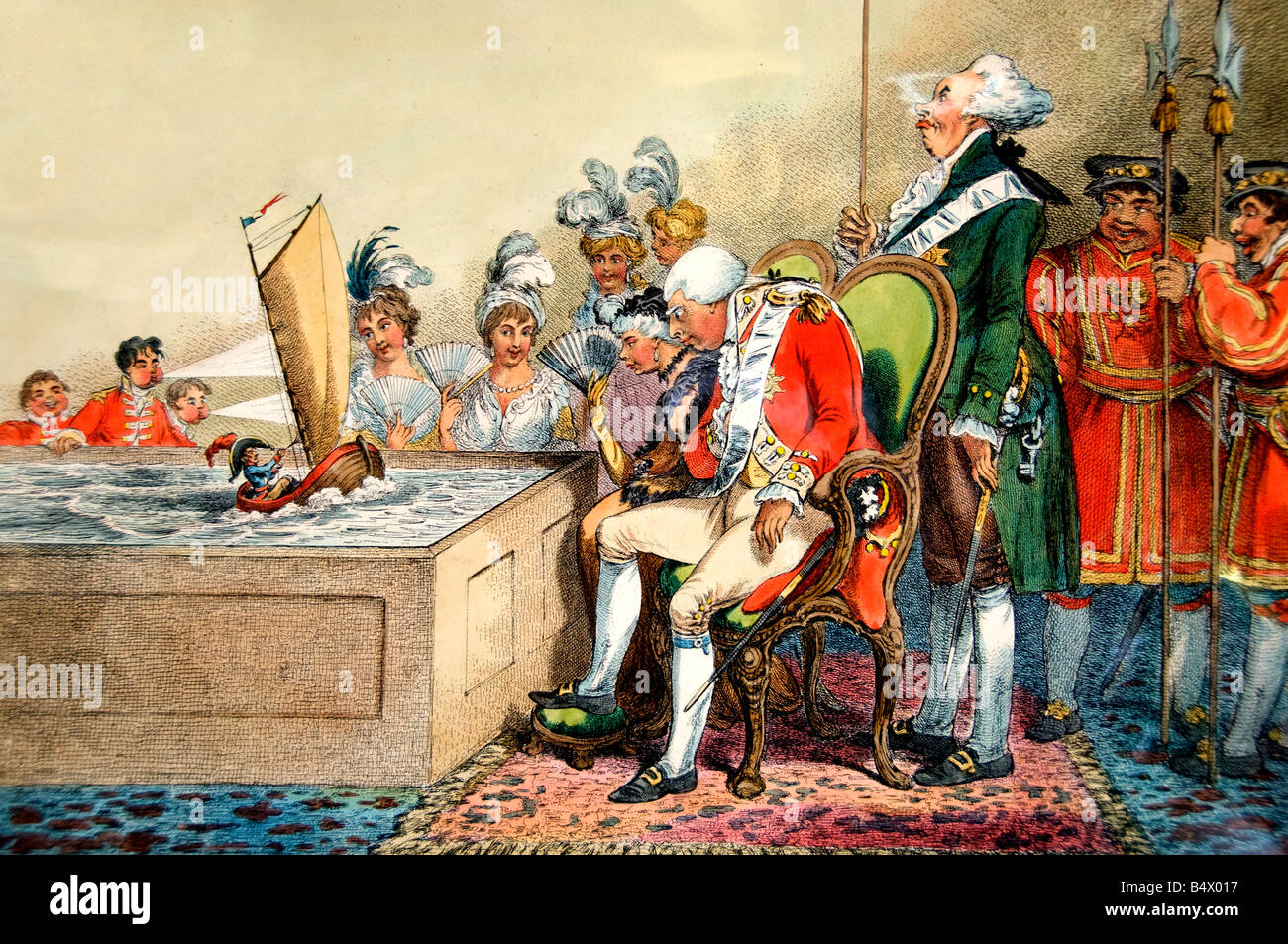 Le Roi de Brobdingnag et gulliver Photo Stock - Alamy