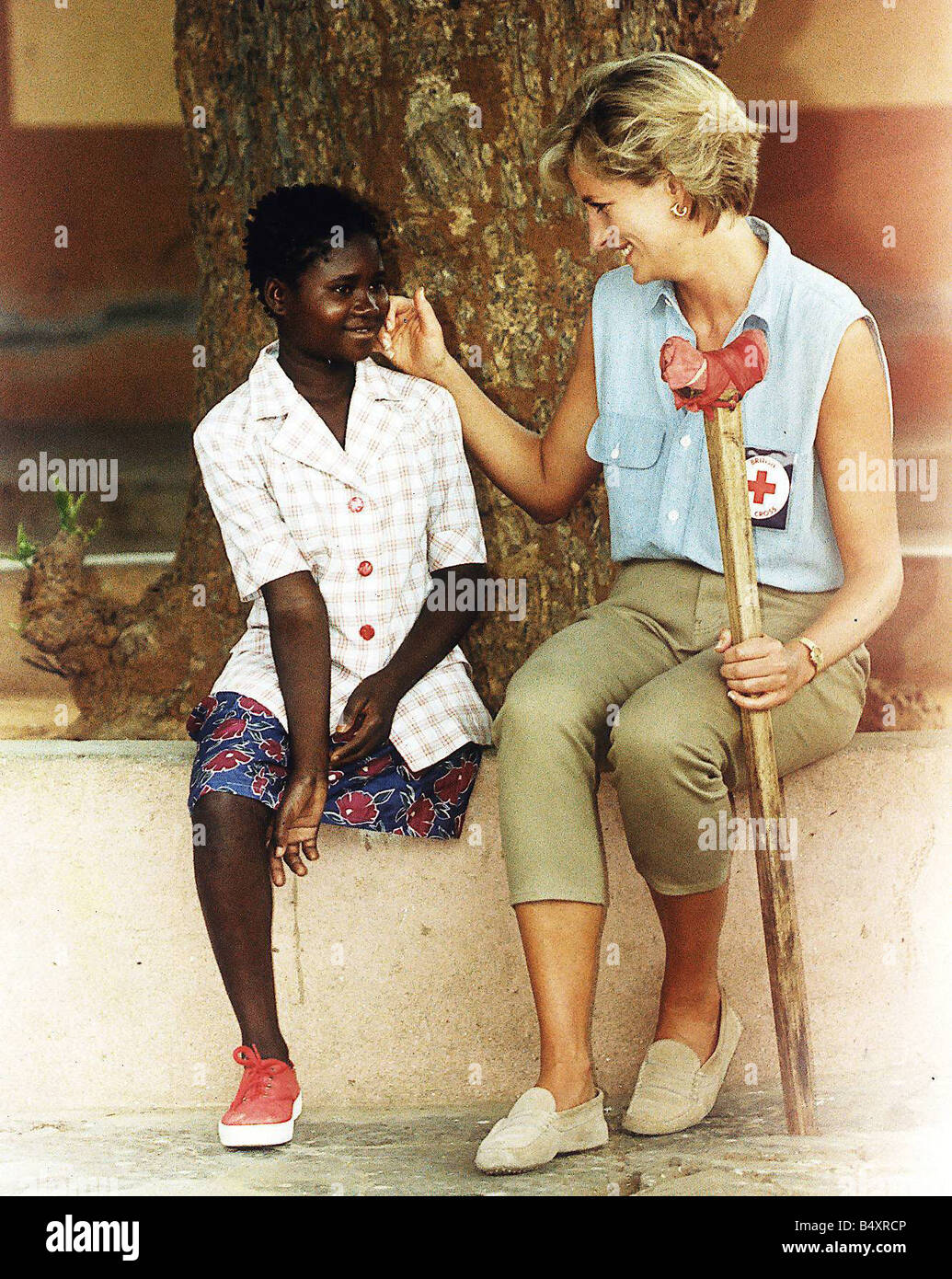La princesse Diana l'Angola Visite juillet 1997 la Princesse Diana ...