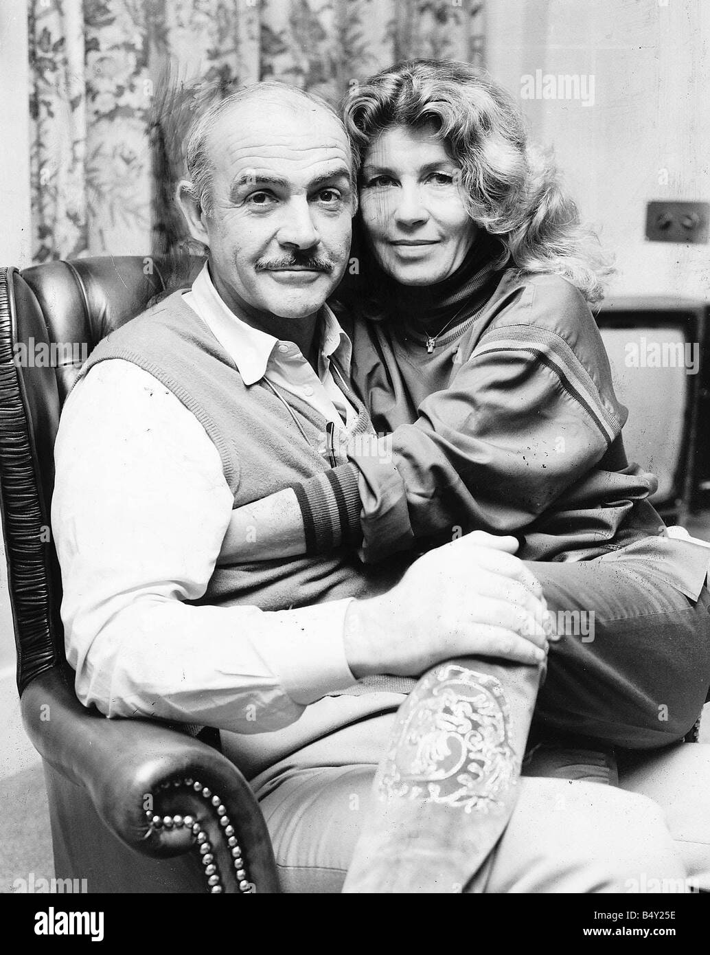 L'Acteur Sean Connery et son épouse Micheline Photo Stock - Alamy