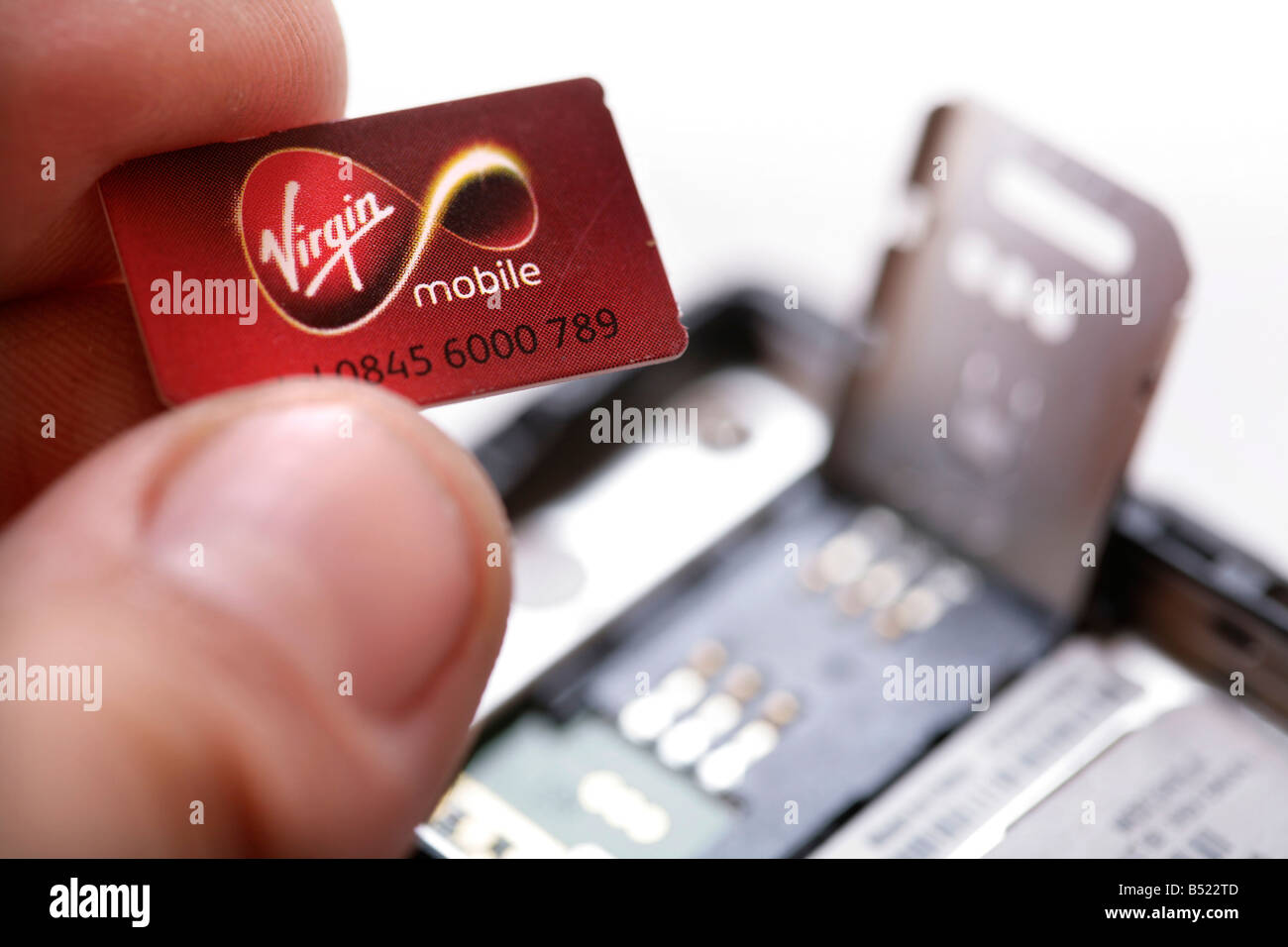 Virgin mobile sim card Banque de photographies et d’images à haute ...