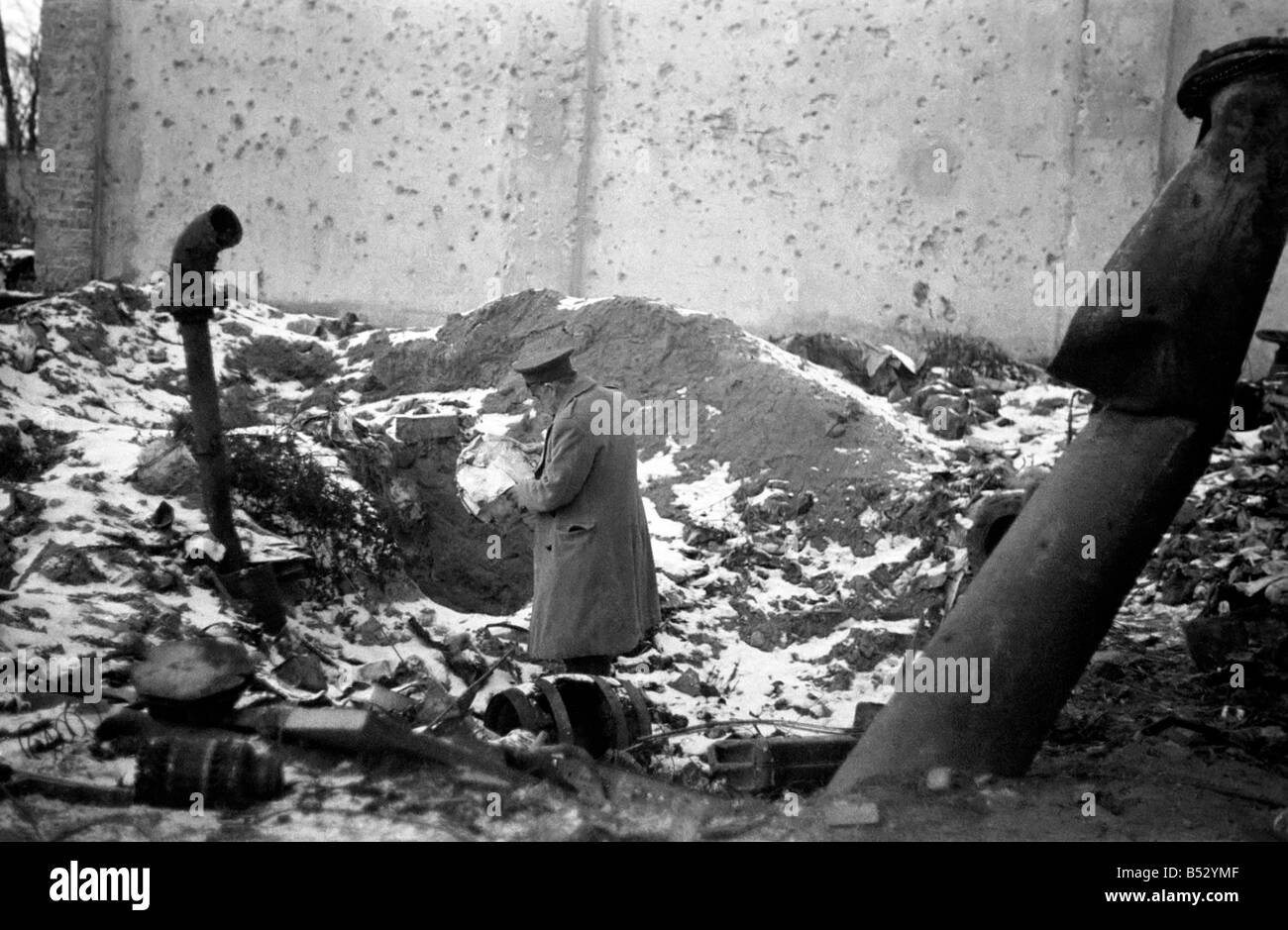 Les Jardins de la Chancellerie du Reich à Berlin, étaient le corps d ...