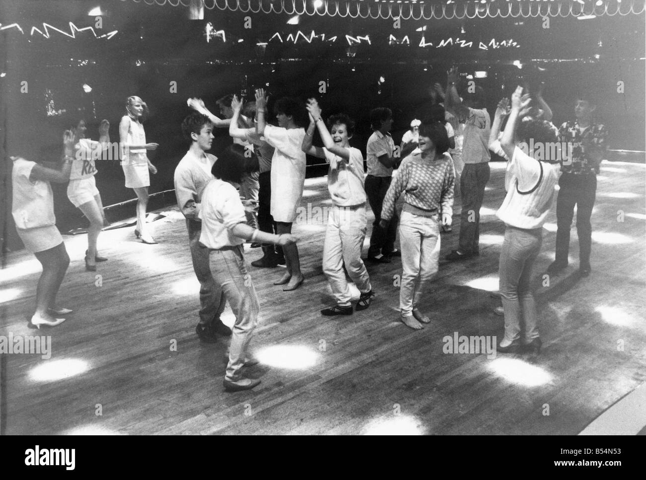 Disco dancing 1980's Banque de photographies et d’images à haute résolution - Alamy