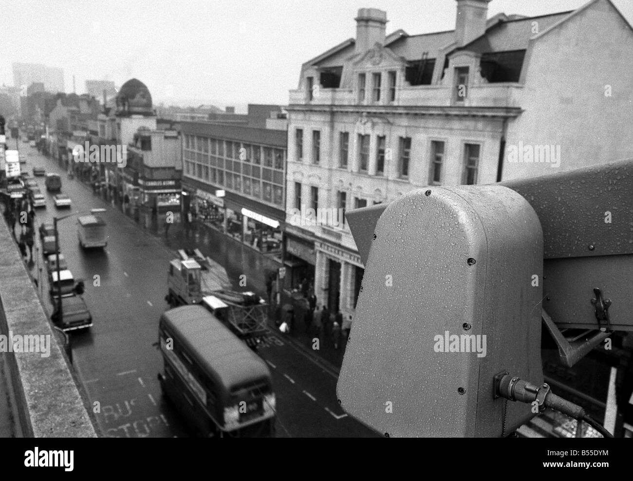 Cctv security camera crime fighting surveillance 1960s police Banque de ...